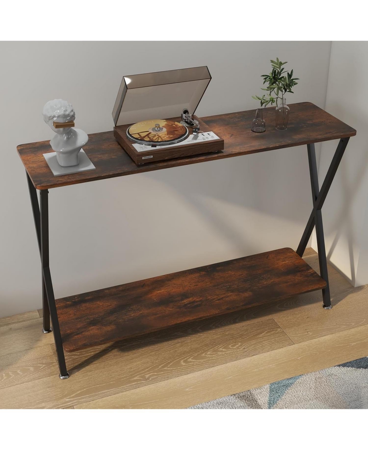 Click here for gaomon 2-Tier Narrow Farmhouse Sofa Table prices