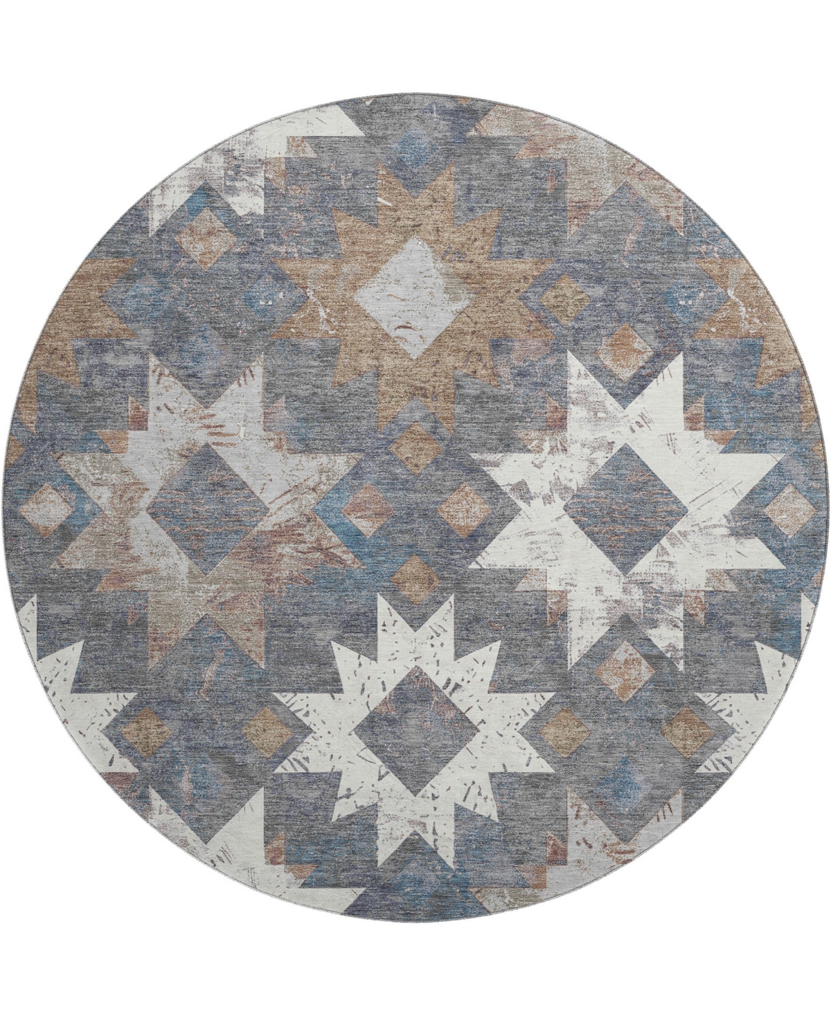 Click here for Addison Mayfield AMF1879 8 x 8 Round Area Rug - Gr... prices
