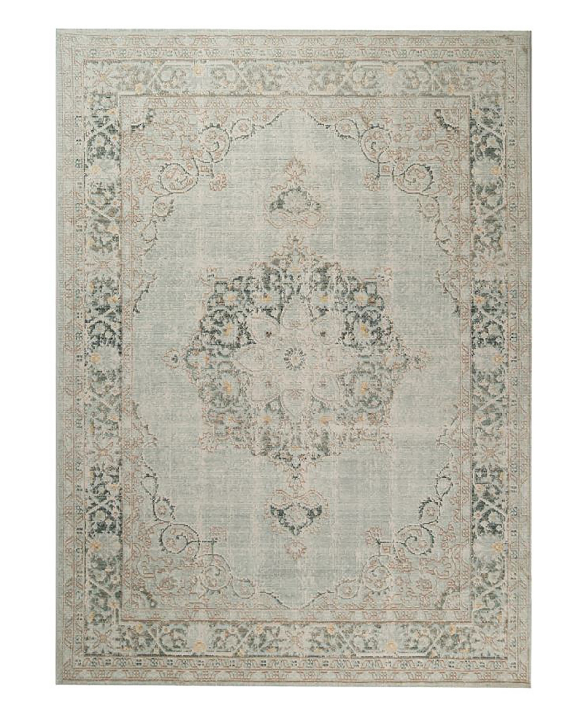 Click here for Amer Rugs Century Cen-21 Aqua 53 x 73 Area Rug - A... prices