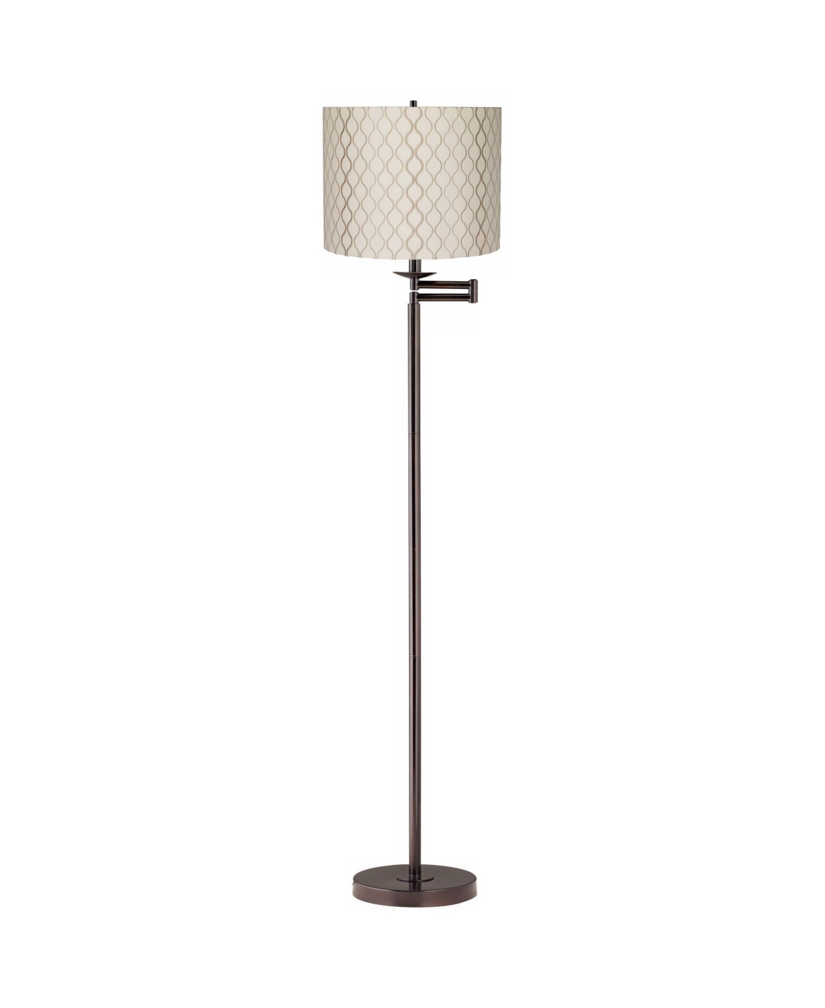 Click here for Regency Hill Swing Arm Floor Lamp 60.5 Tall Bronze... prices