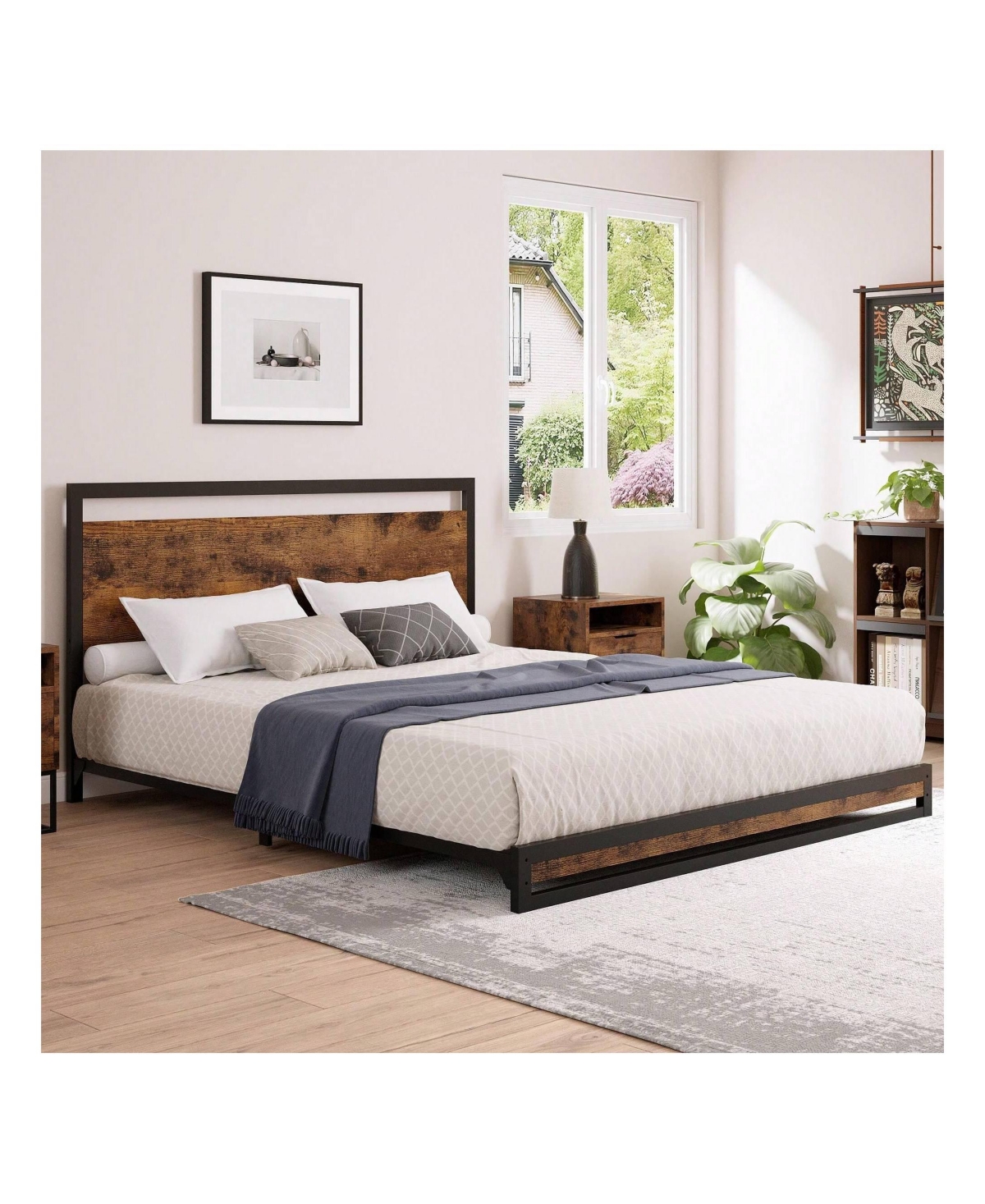 Click here for gaomon 6-Inch Low Profile Metal Bed Frame with Rus... prices