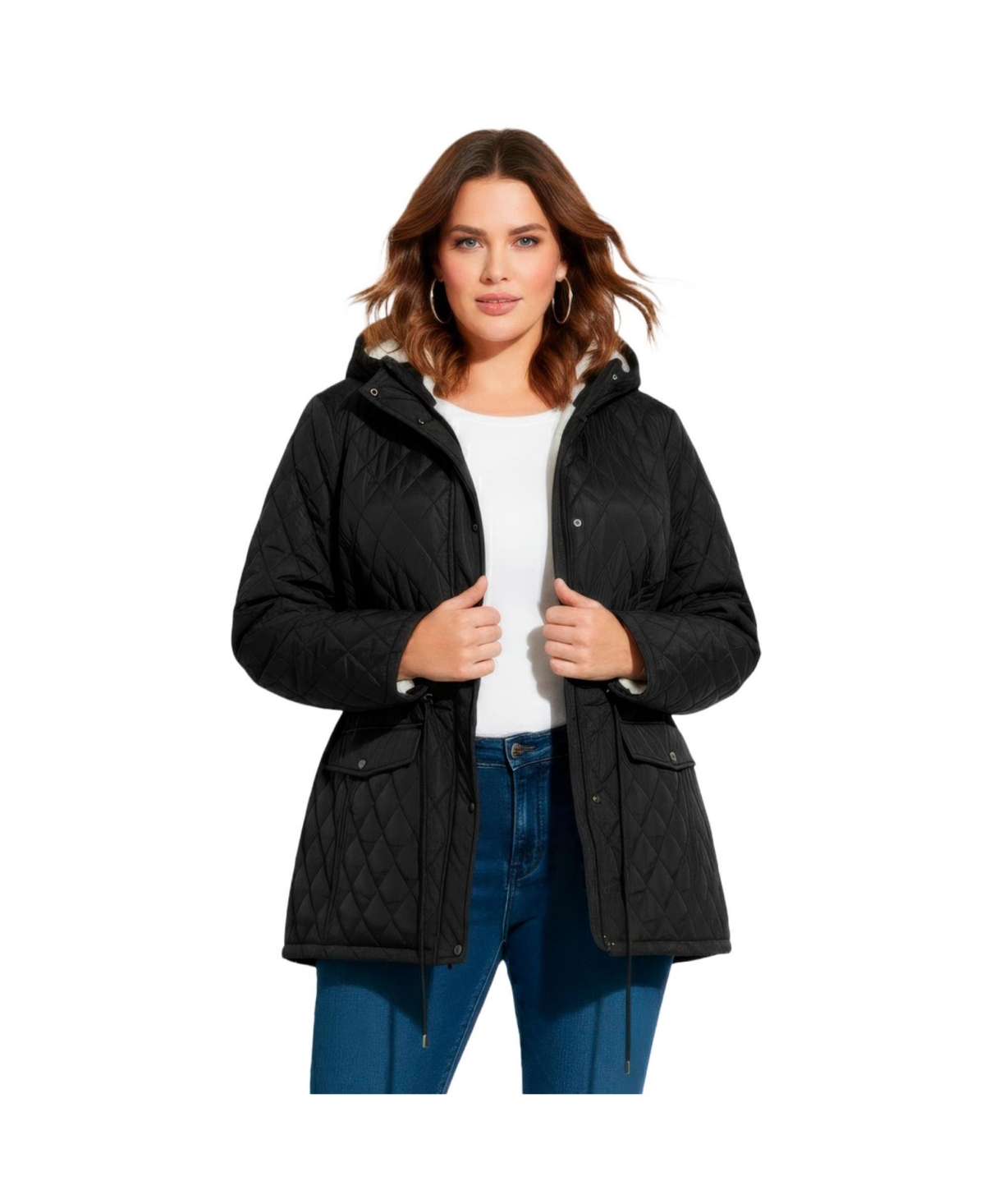 Click here for Avenue Womens Dina Anorak Jacket - Navy prices