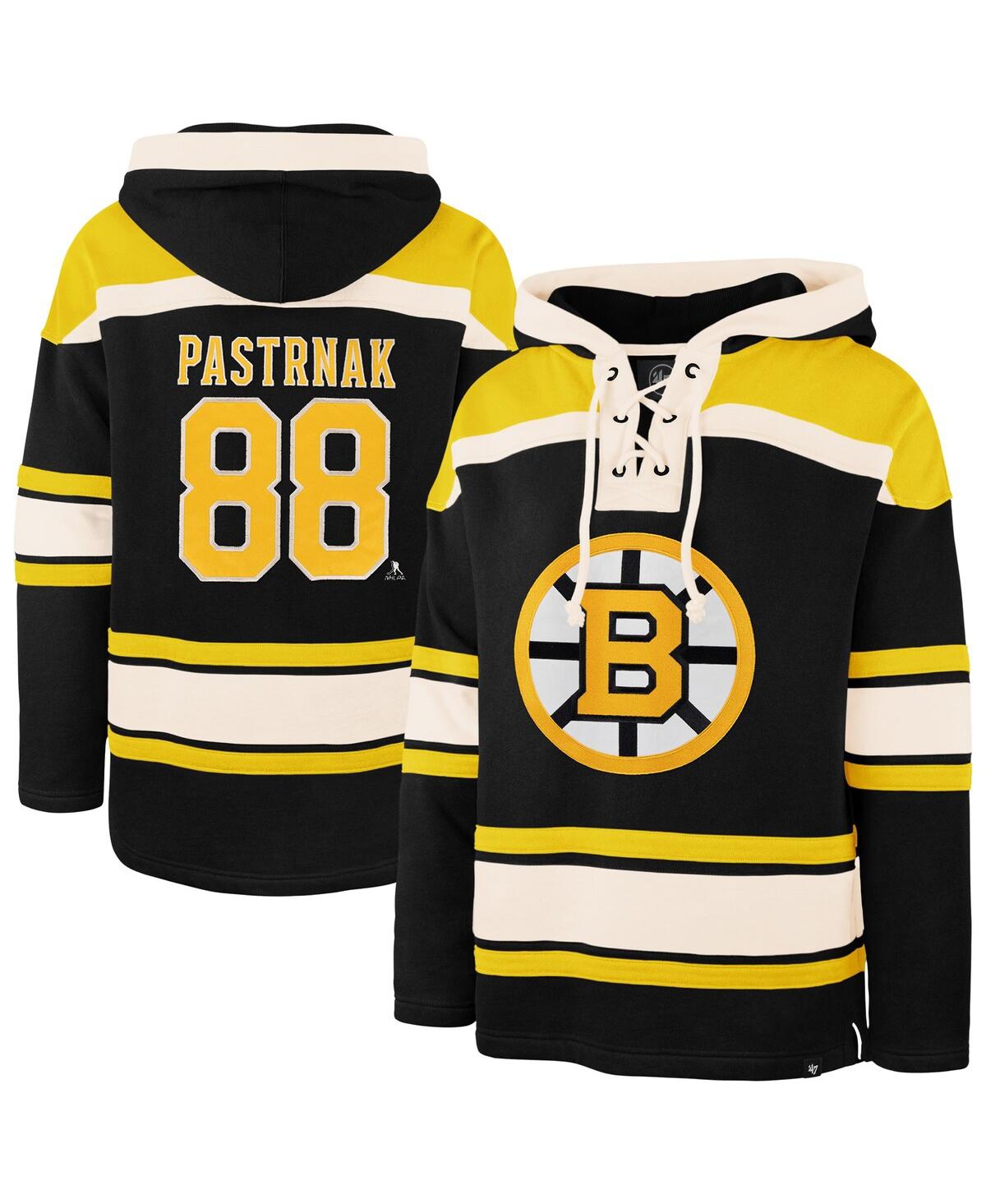 Click here for 47 Brand Mens David Pastrnak Black Boston Bruins P... prices