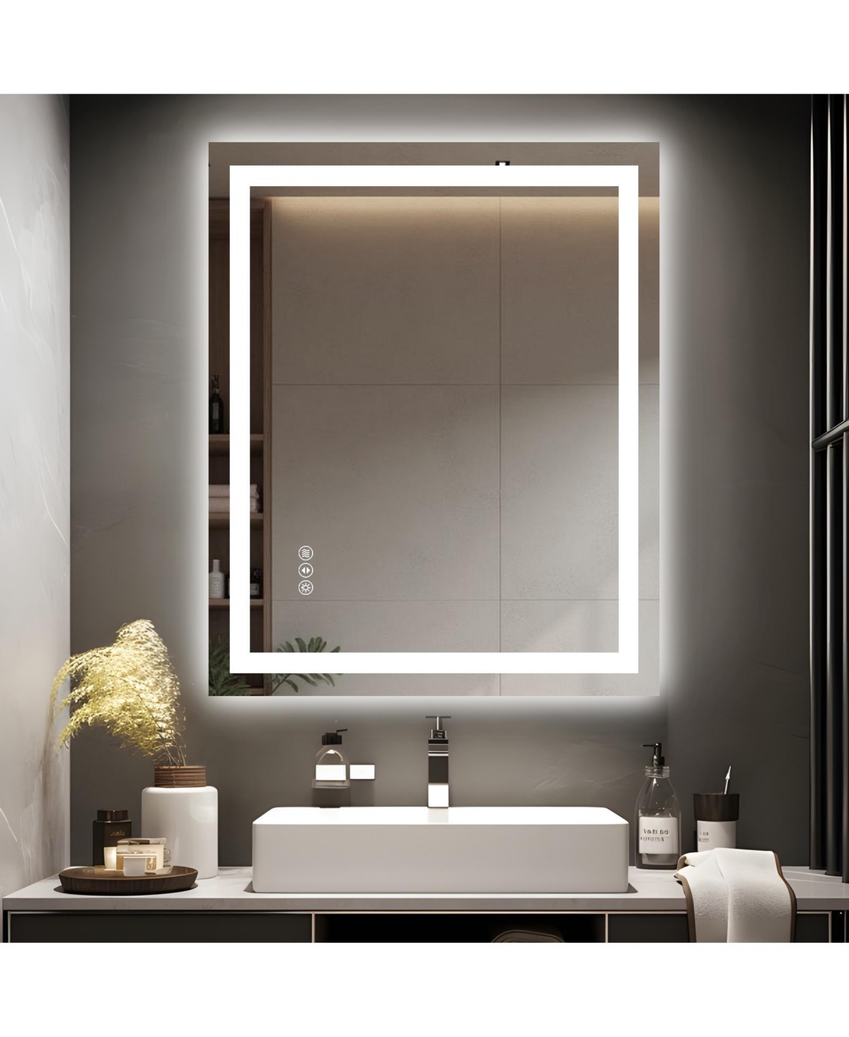 Click here for Busdays 20 x 28 Inch Frameless Led Bathroom Mirror... prices