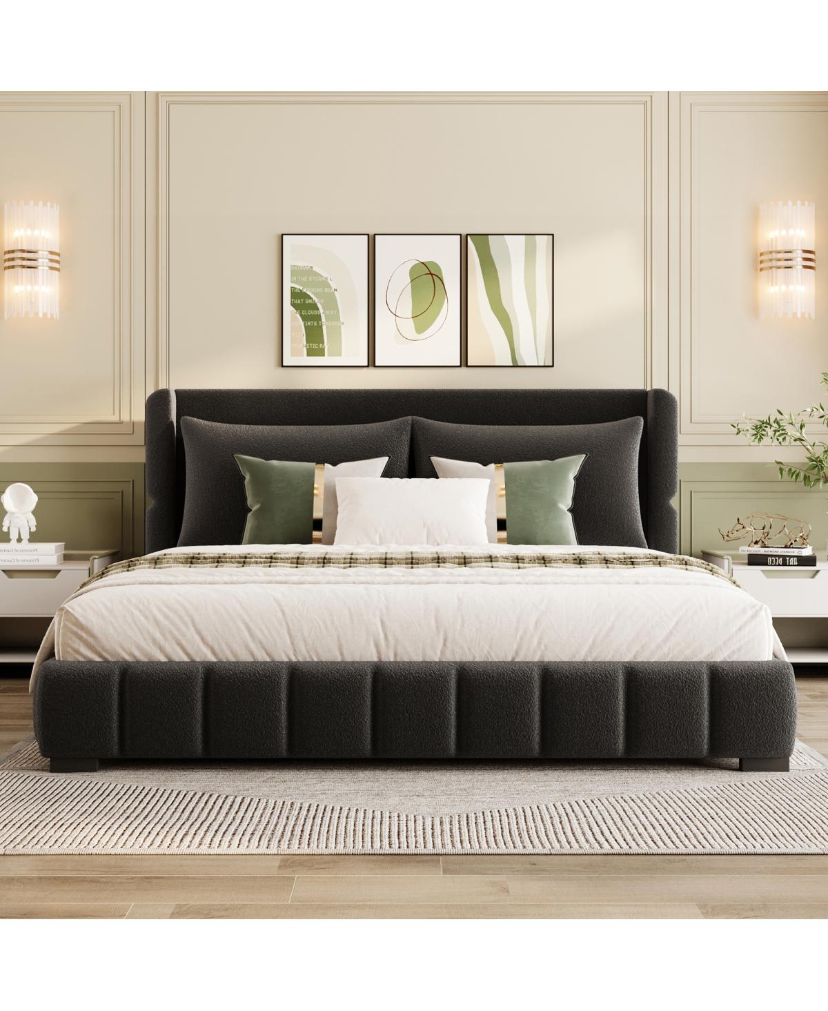 Click here for Streamdale Furniture Upholstered Platform Bed with... prices