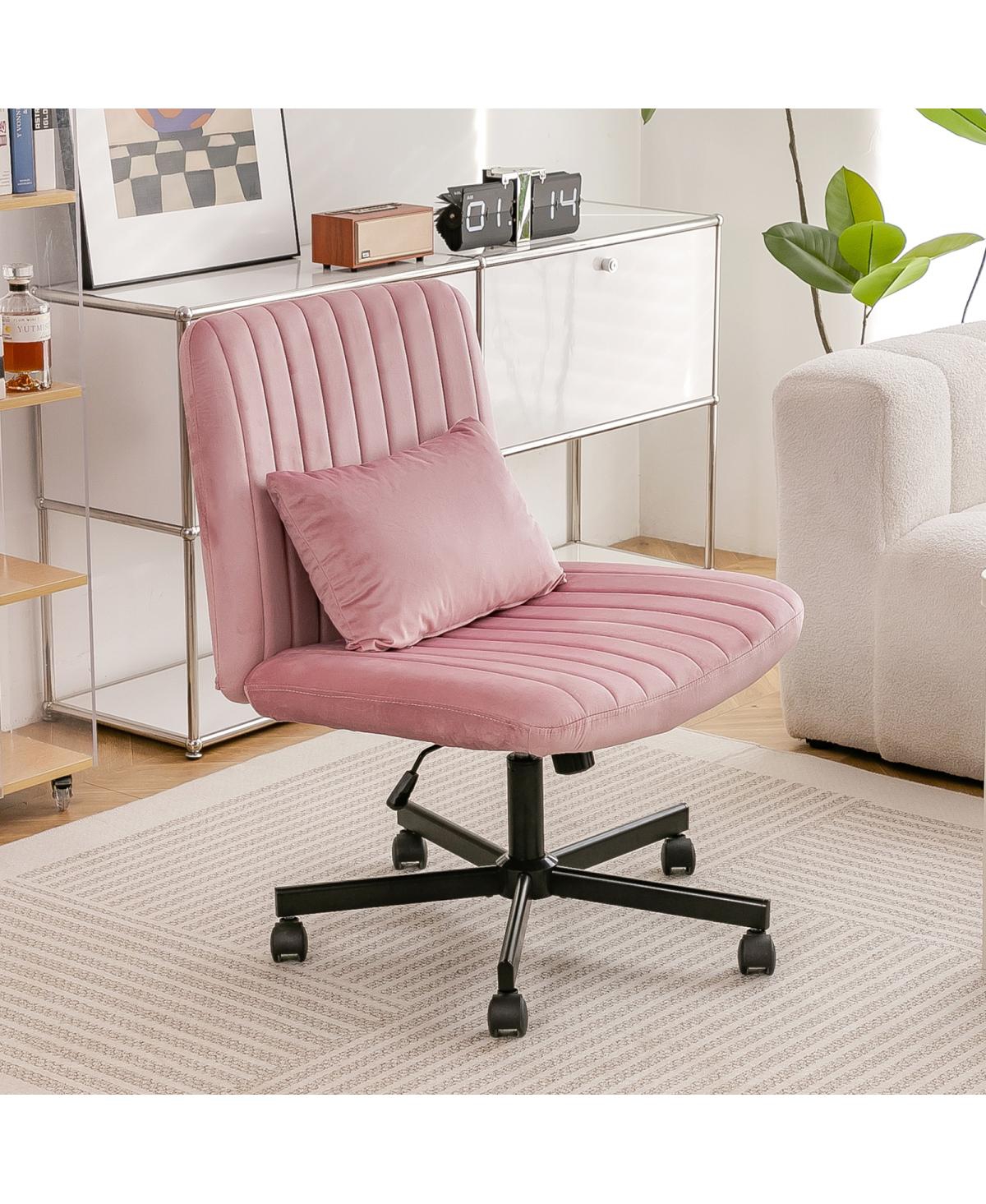 Click here for Streamdale Furniture Velvet Criss Cross Armless Of... prices