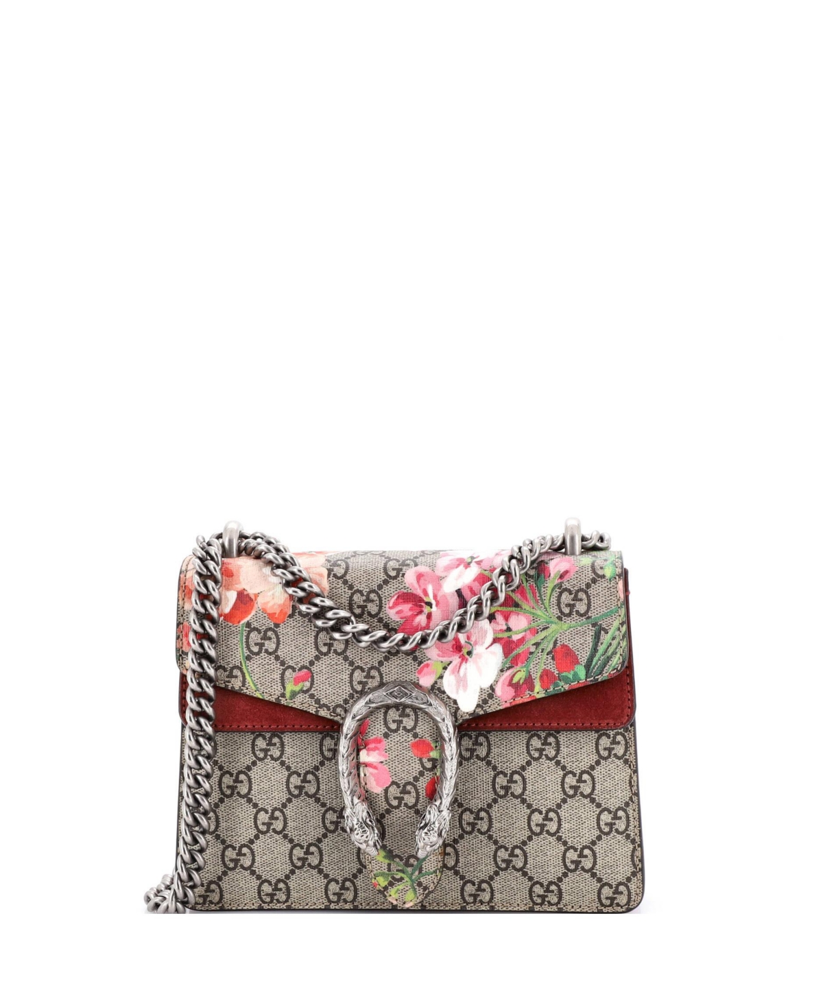 Click here for Pre-Owned Gucci Mini Dionysus Bag Blooms Print Gg... prices