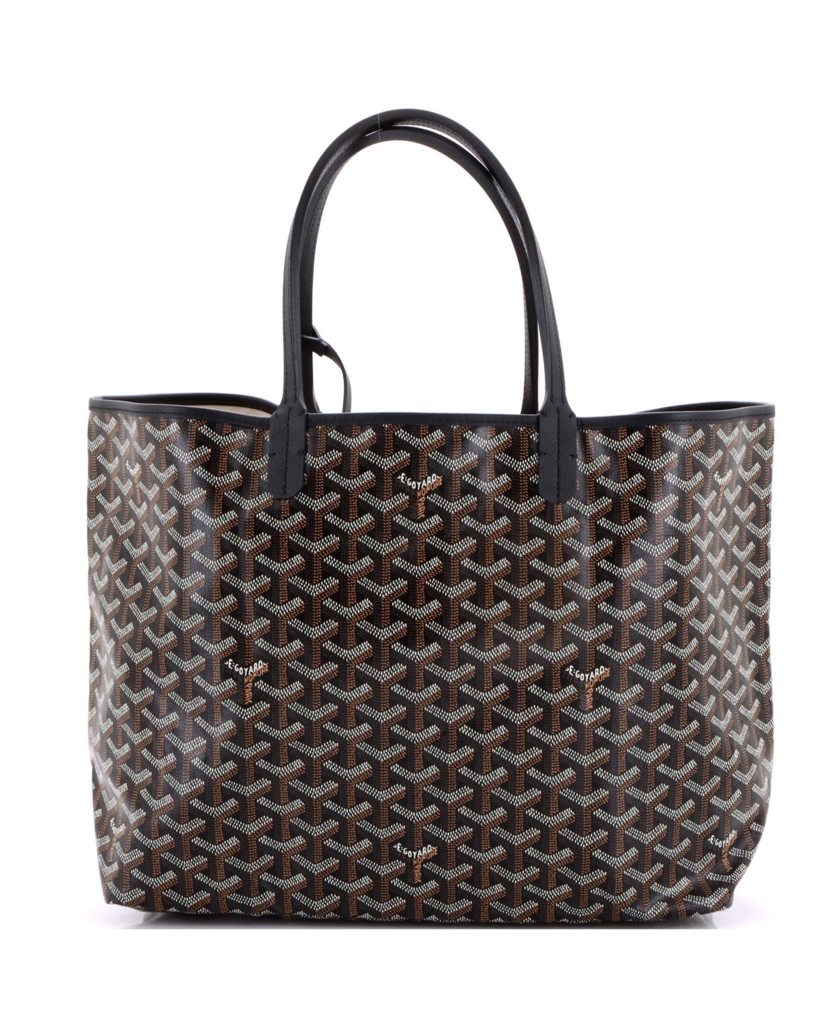 Click here for Pre-Owned Goyard Pm Saint Louis Tote Coated Canvas... prices