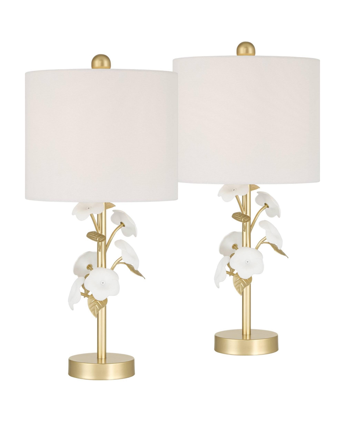 Click here for 360 Lighting Descanso 21H Gold and Flower Table La... prices