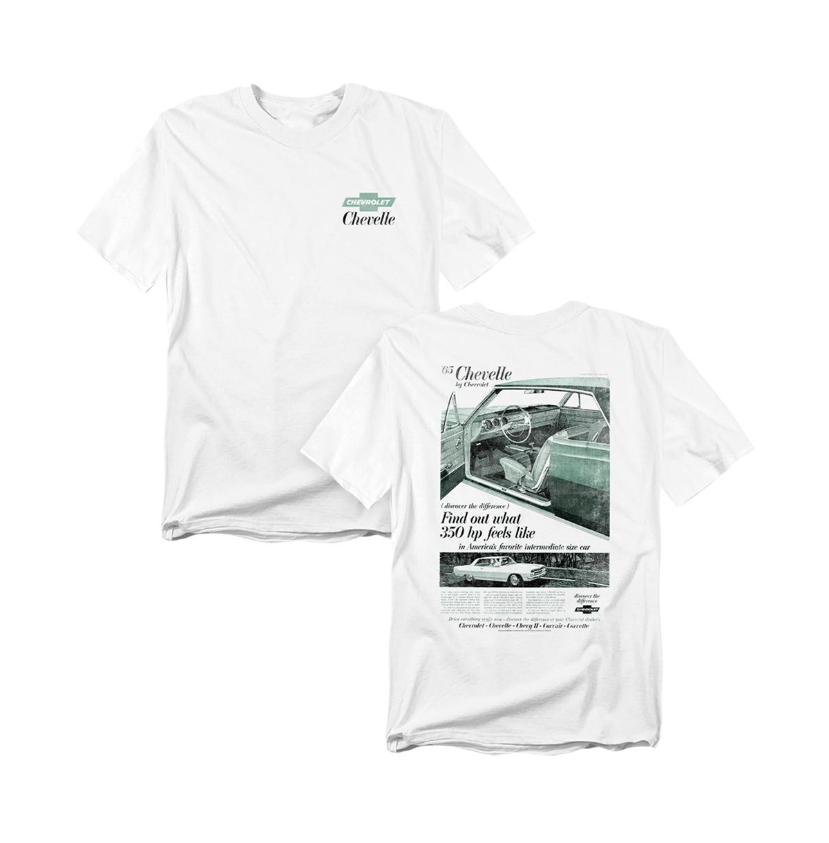 Click here for Corvette Mens Chevrolet Chevelle Ad Front Back T-S... prices