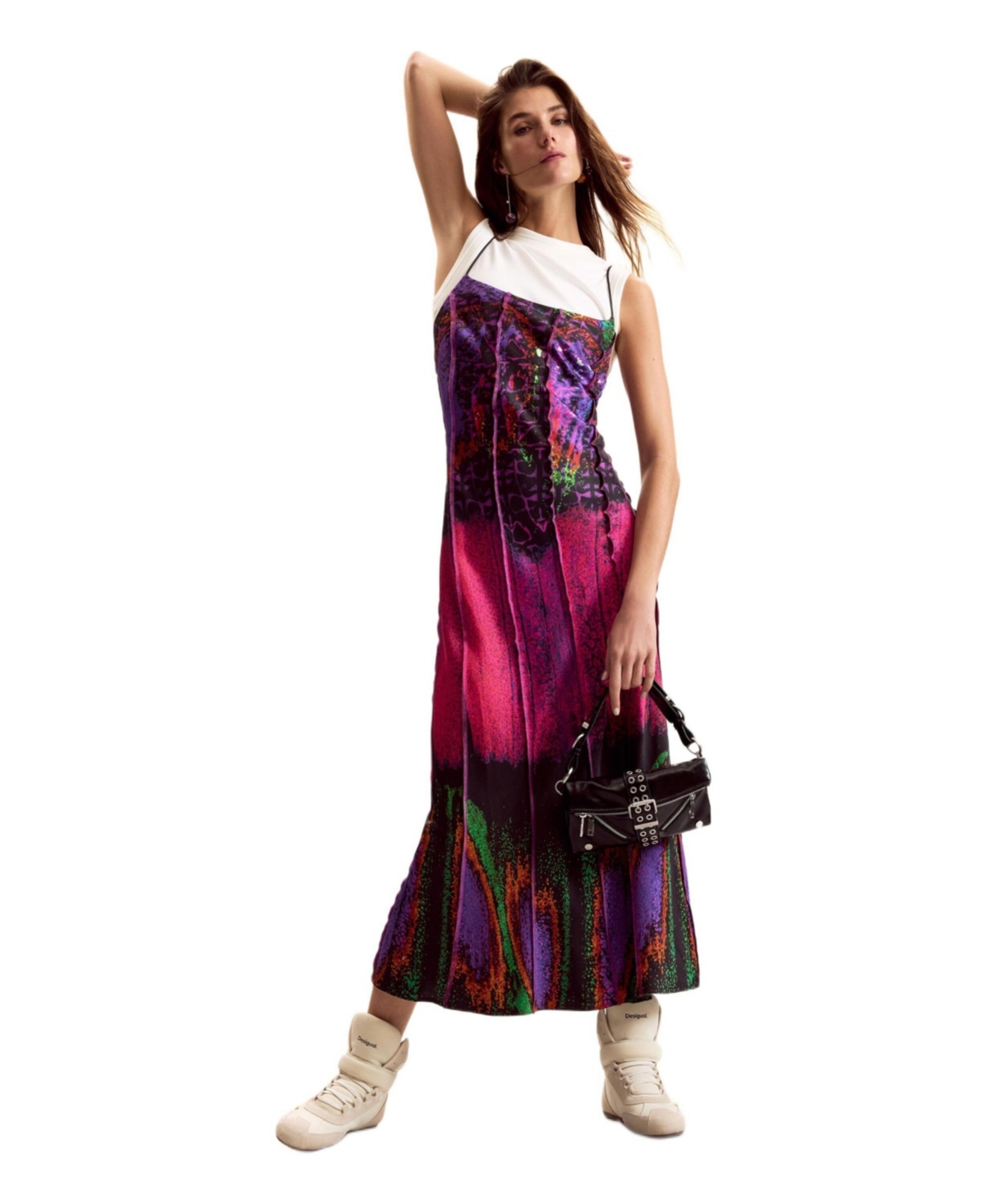 Click here for Desigual Womens Combined dress designed by Mr. Chr... prices