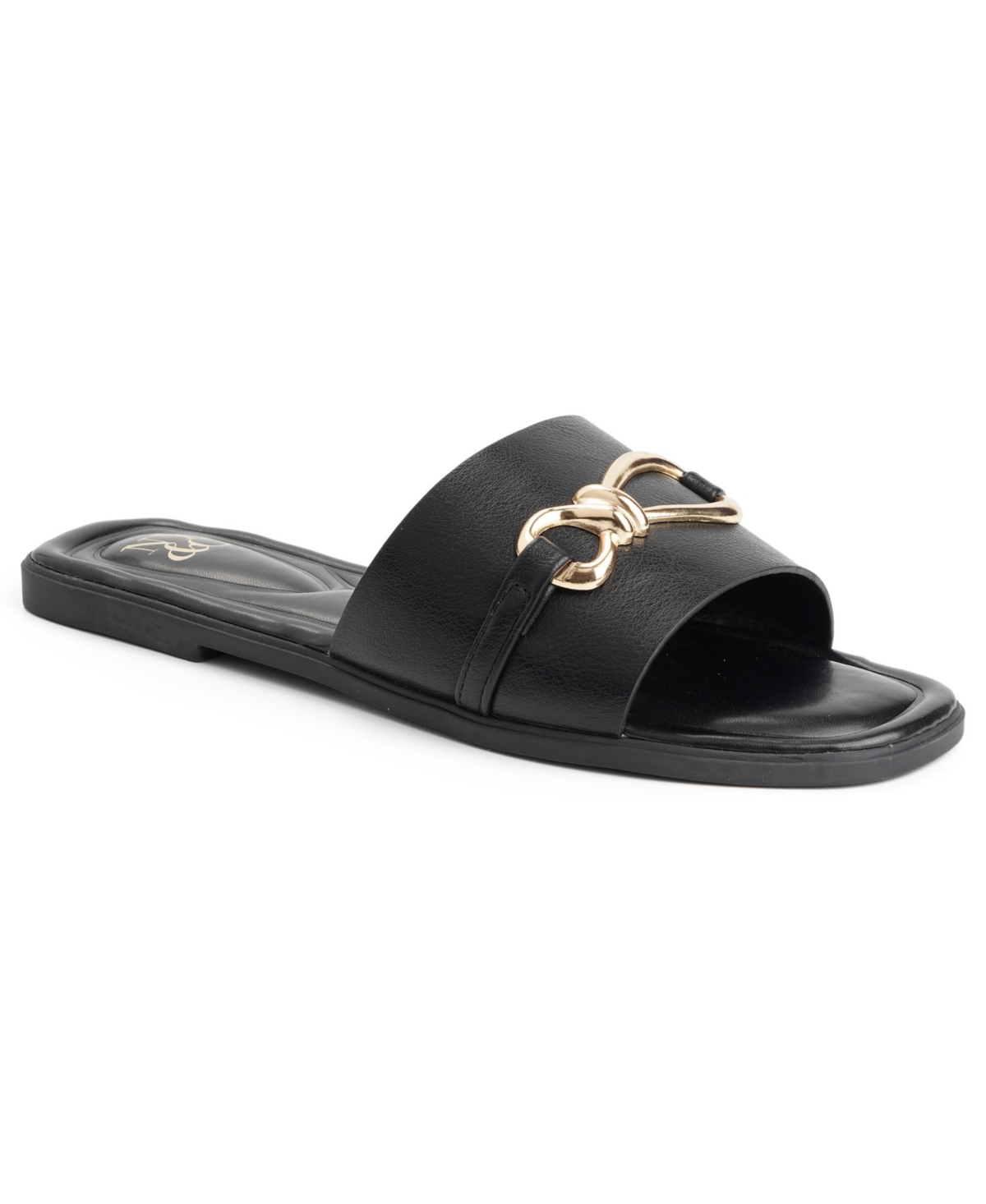 Click here for New York & Company Womens Rayla Slides Sandals - B... prices