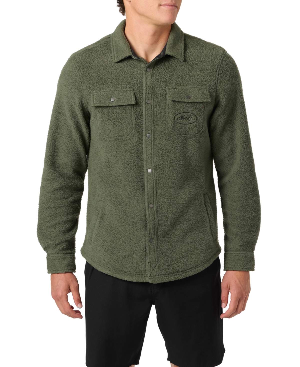 Click here for ONeill Mens Glacier High Pile Button-Up Overshirt... prices
