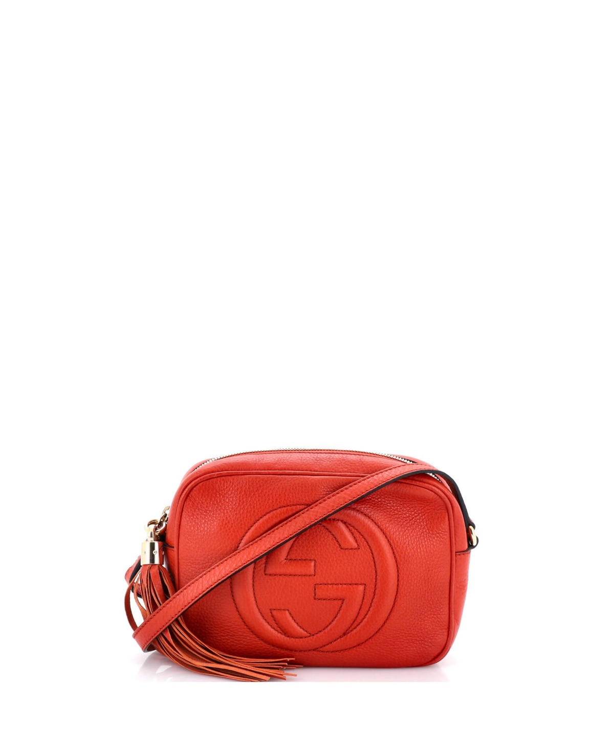 Click here for Pre-Owned Gucci Small Soho Disco Crossbody Bag Lea... prices