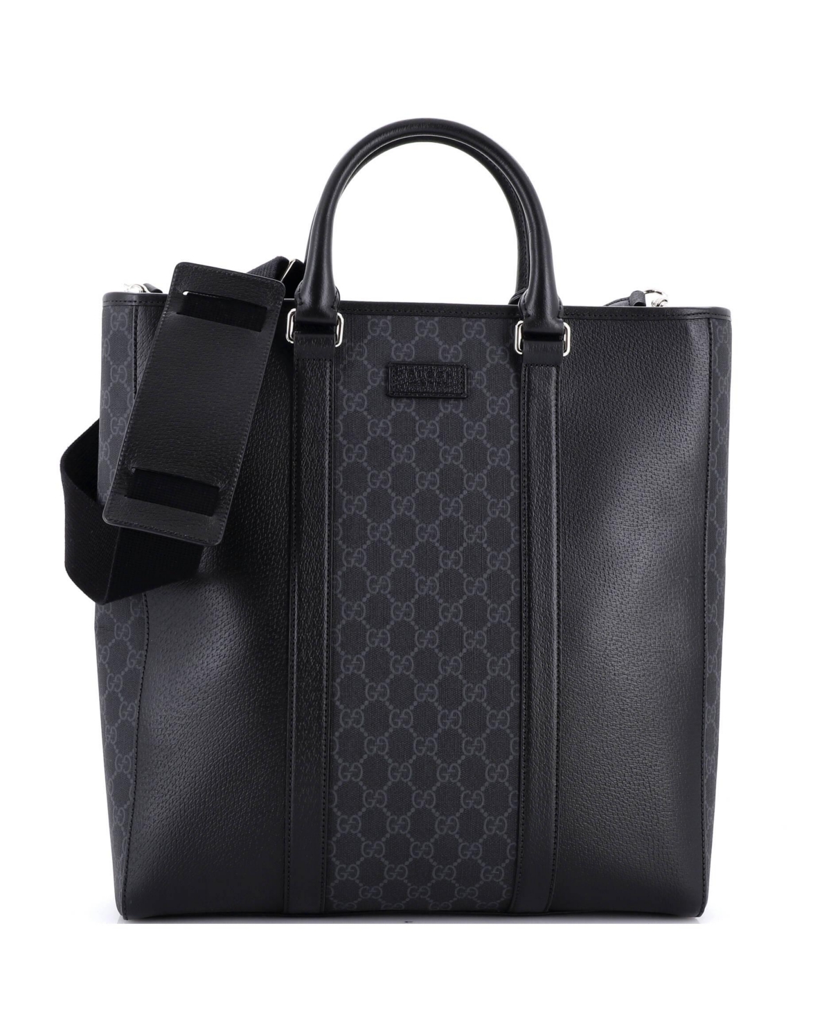 Click here for Pre-Owned Gucci Tall Convertible Tote Gg Coated Ca... prices