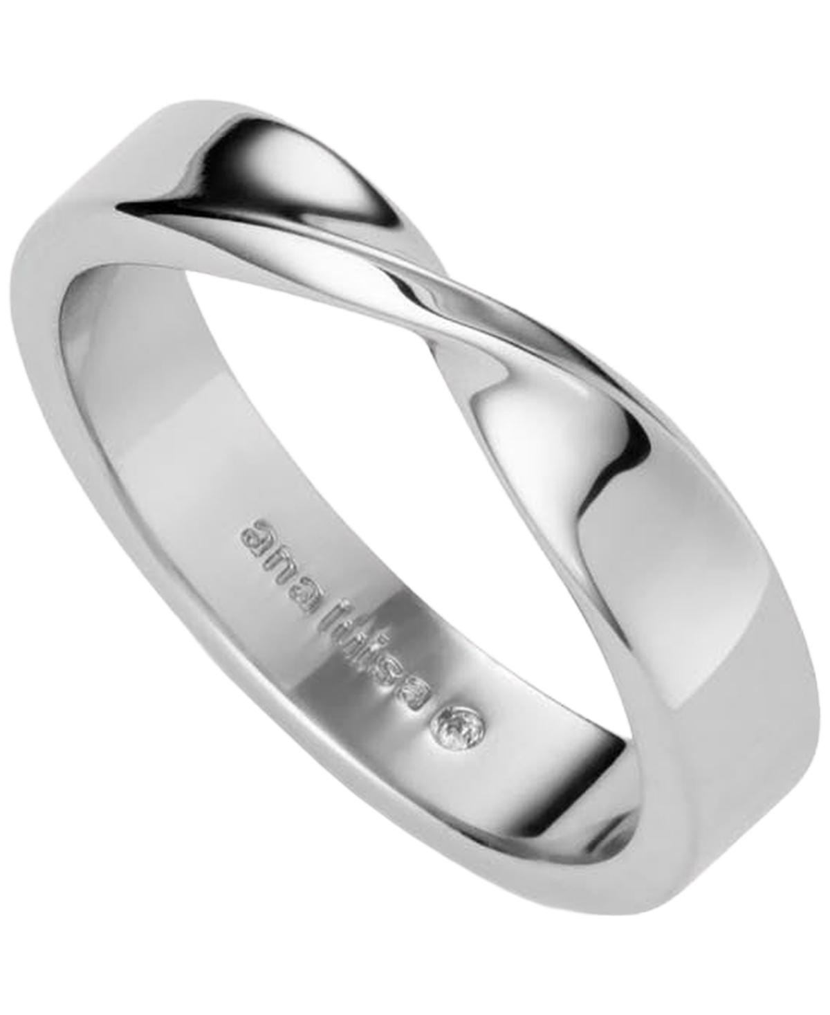 Click here for Ana Luisa Eliora Silver Band Ring - Silver prices
