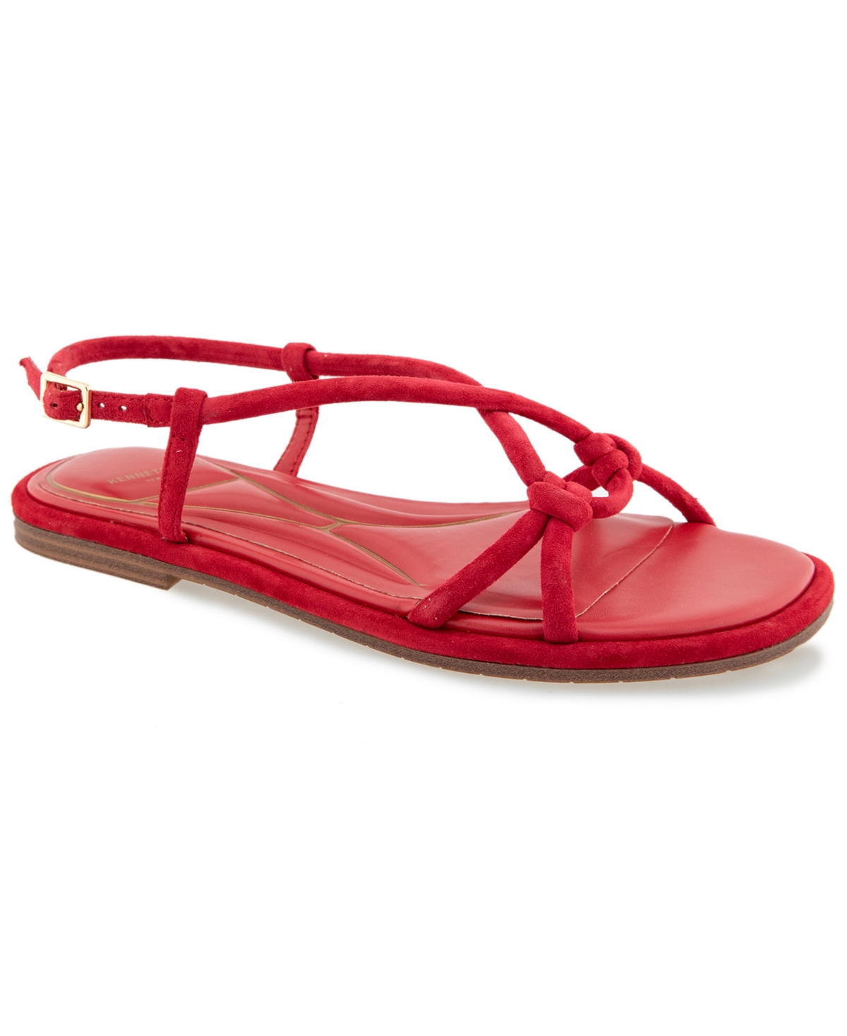 Click here for Kenneth Cole New York Womens Paria Strappy Flat Sa... prices