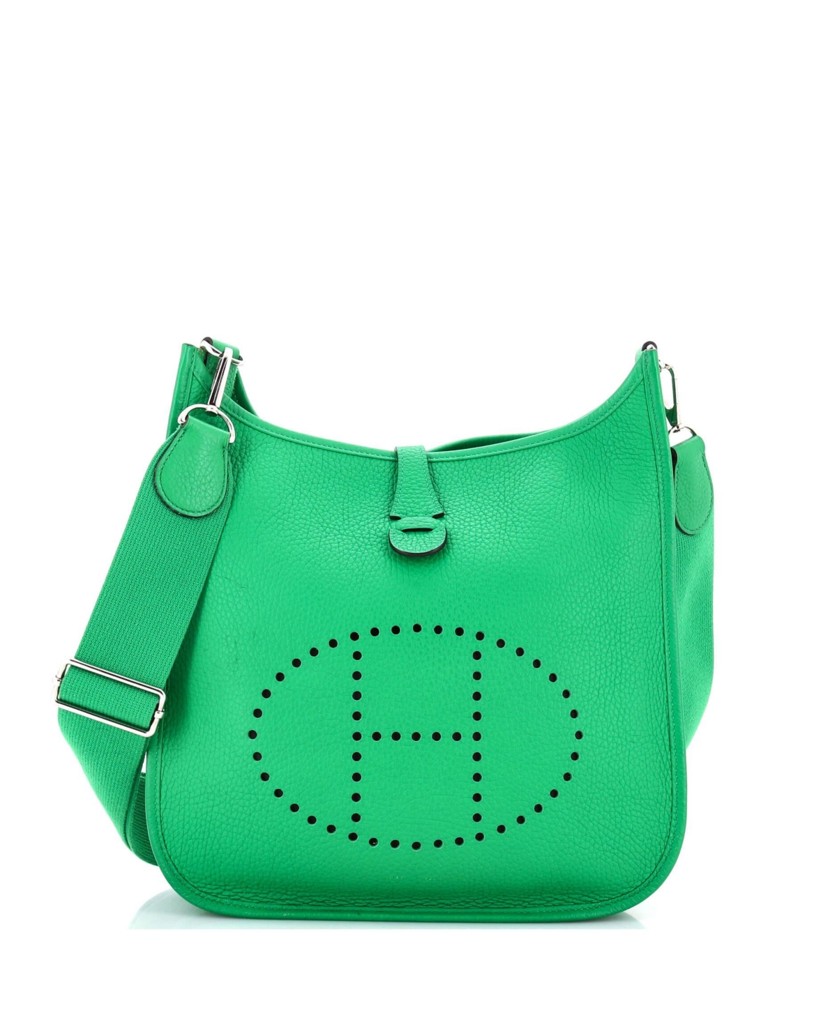 Click here for Pre-Owned HERMES Pm Evelyne Bag Gen Iii Clemence -... prices