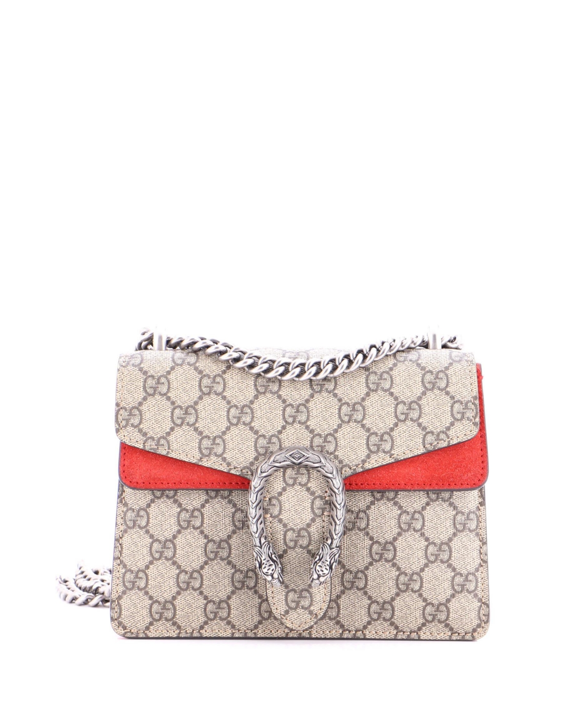 Click here for Pre-Owned Gucci Mini Dionysus Bag Gg Coated Canvas... prices