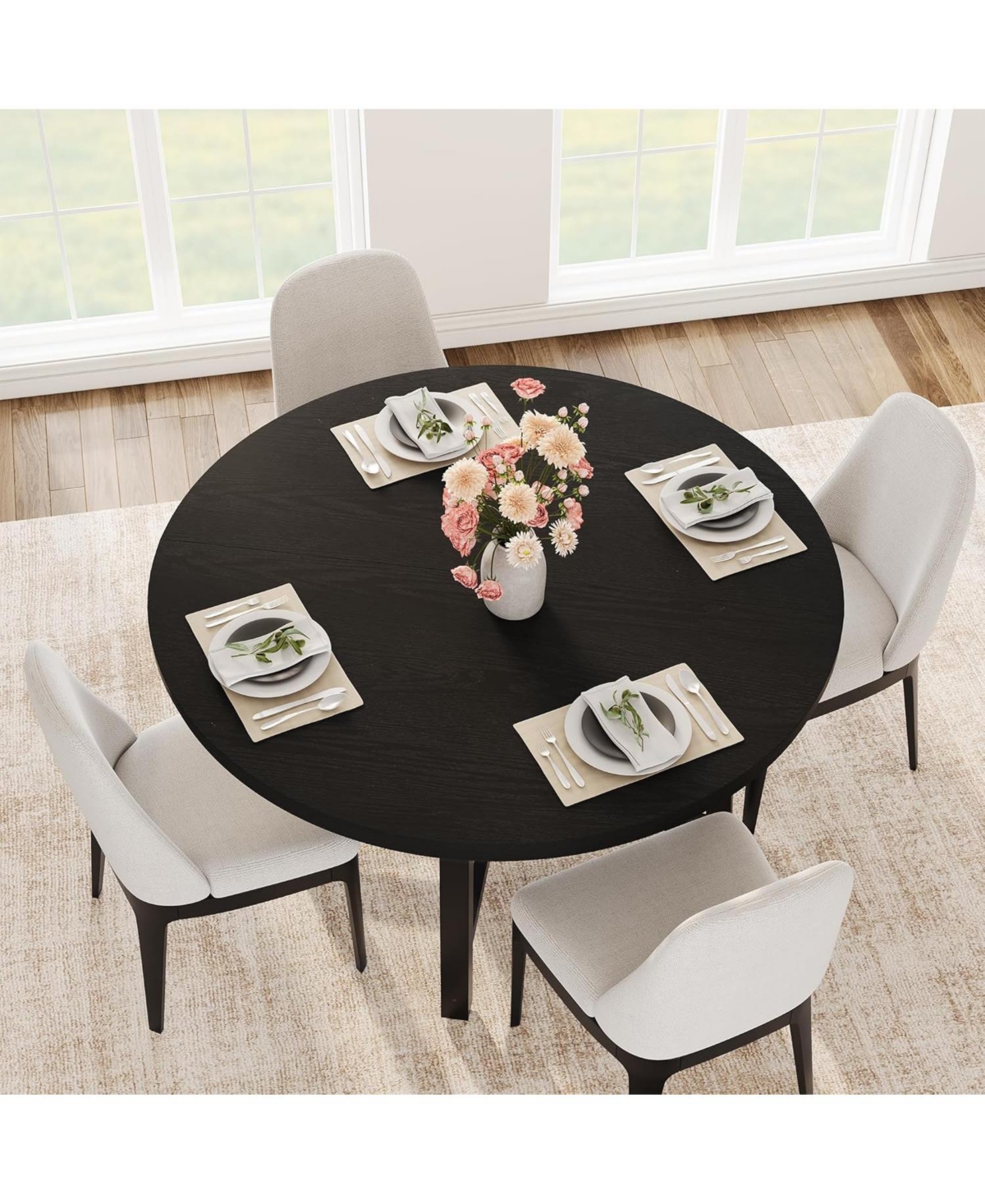 Click here for gaomon Round Dining Table   Kitchen Dining Room Ta... prices