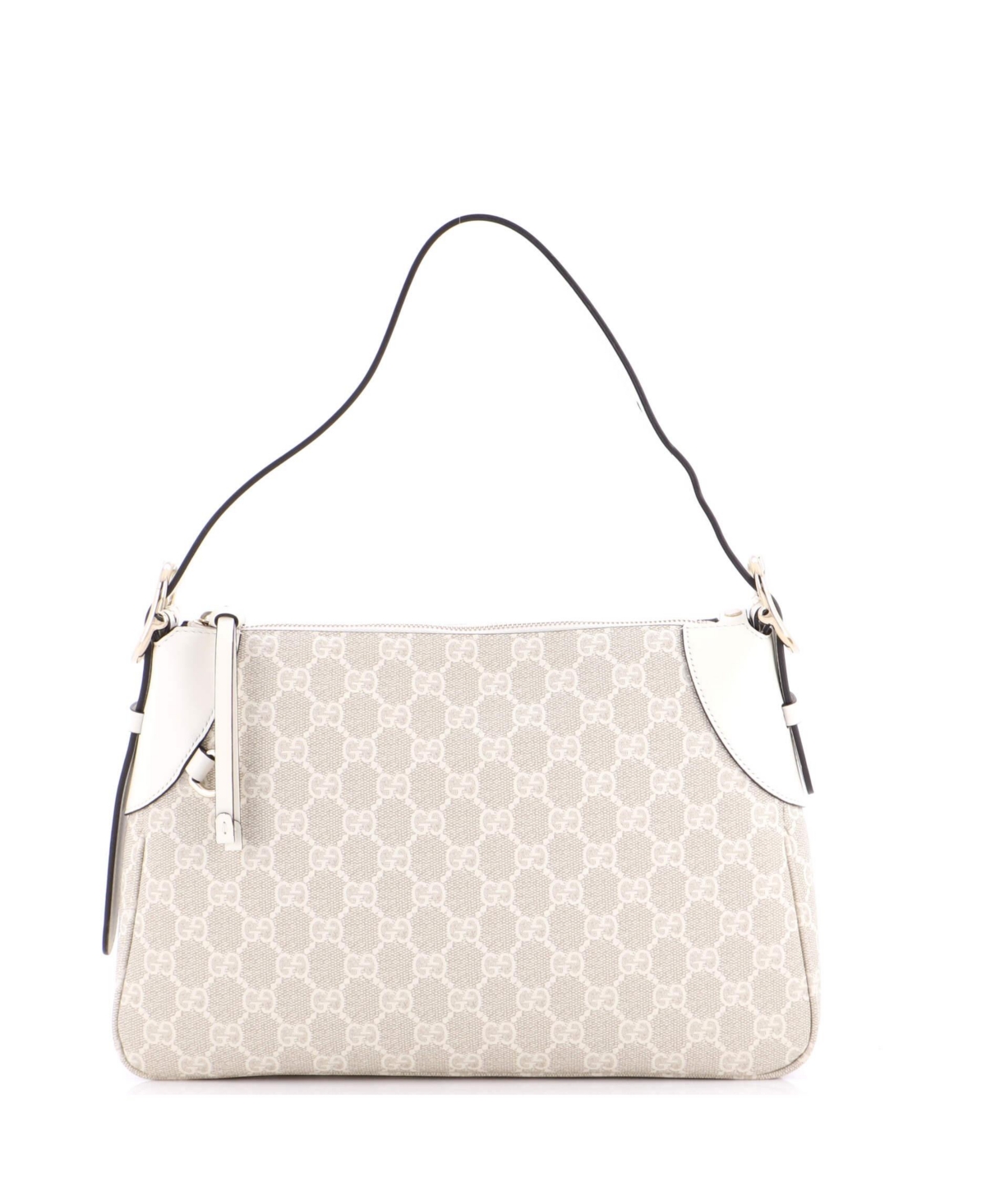 Click here for Pre-Owned Gucci Medium Emblem Shoulder Bag Gg Coat... prices