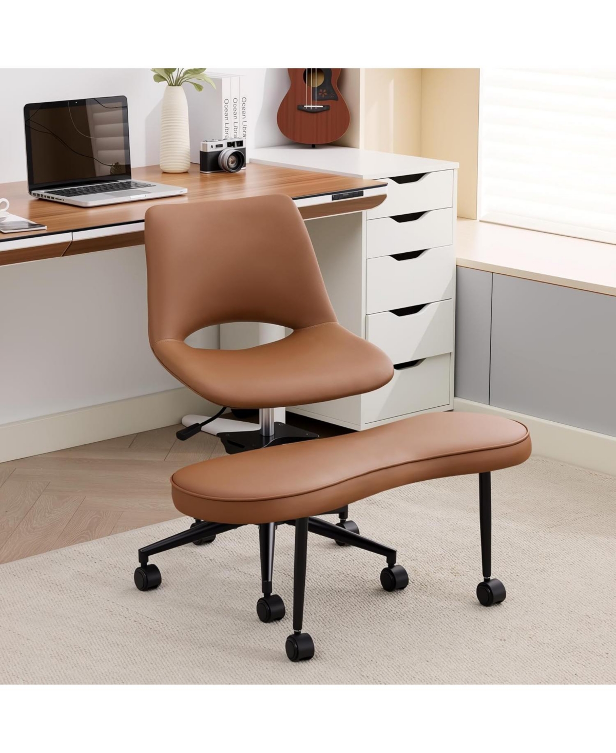 Click here for gaomon Ergonomic Cross Legged Office Chair with Hi... prices