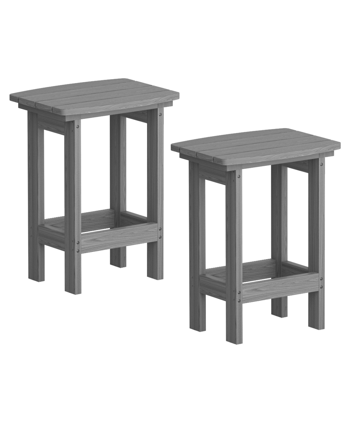 Click here for Pampic Hdpe Outdoor Dining Stool Set of 2 prices