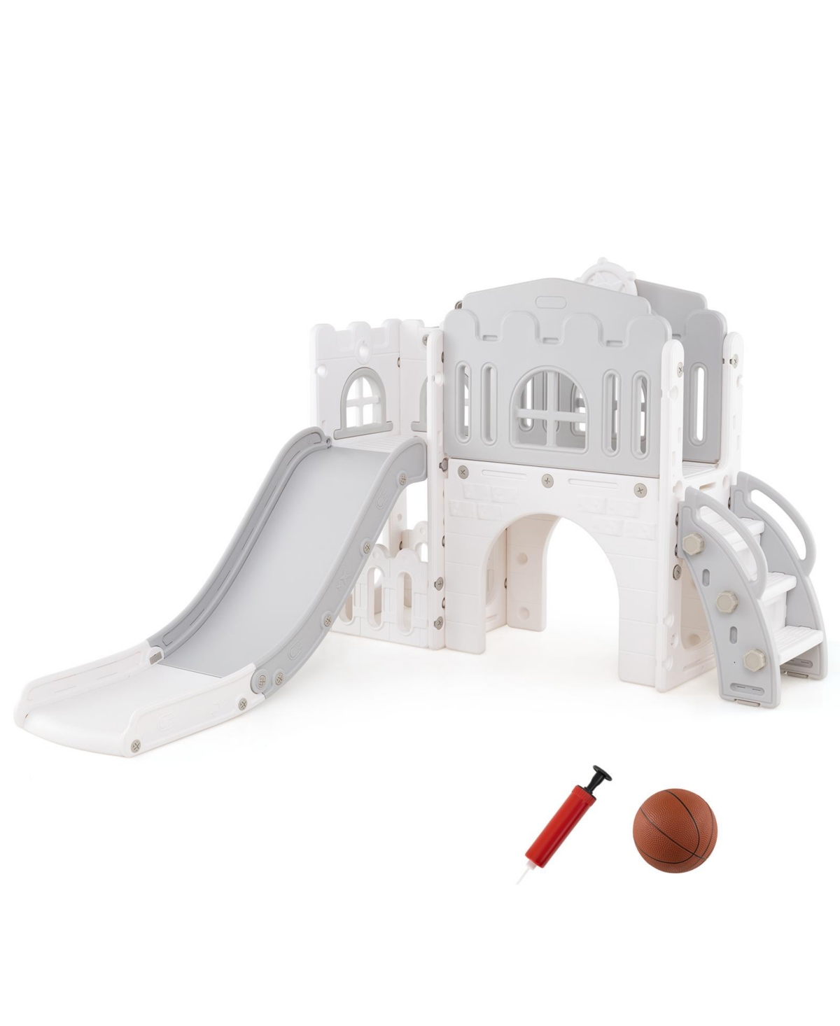 Click here for Slickblue Kids 9 in 1 Slide Playset L Shape with B... prices