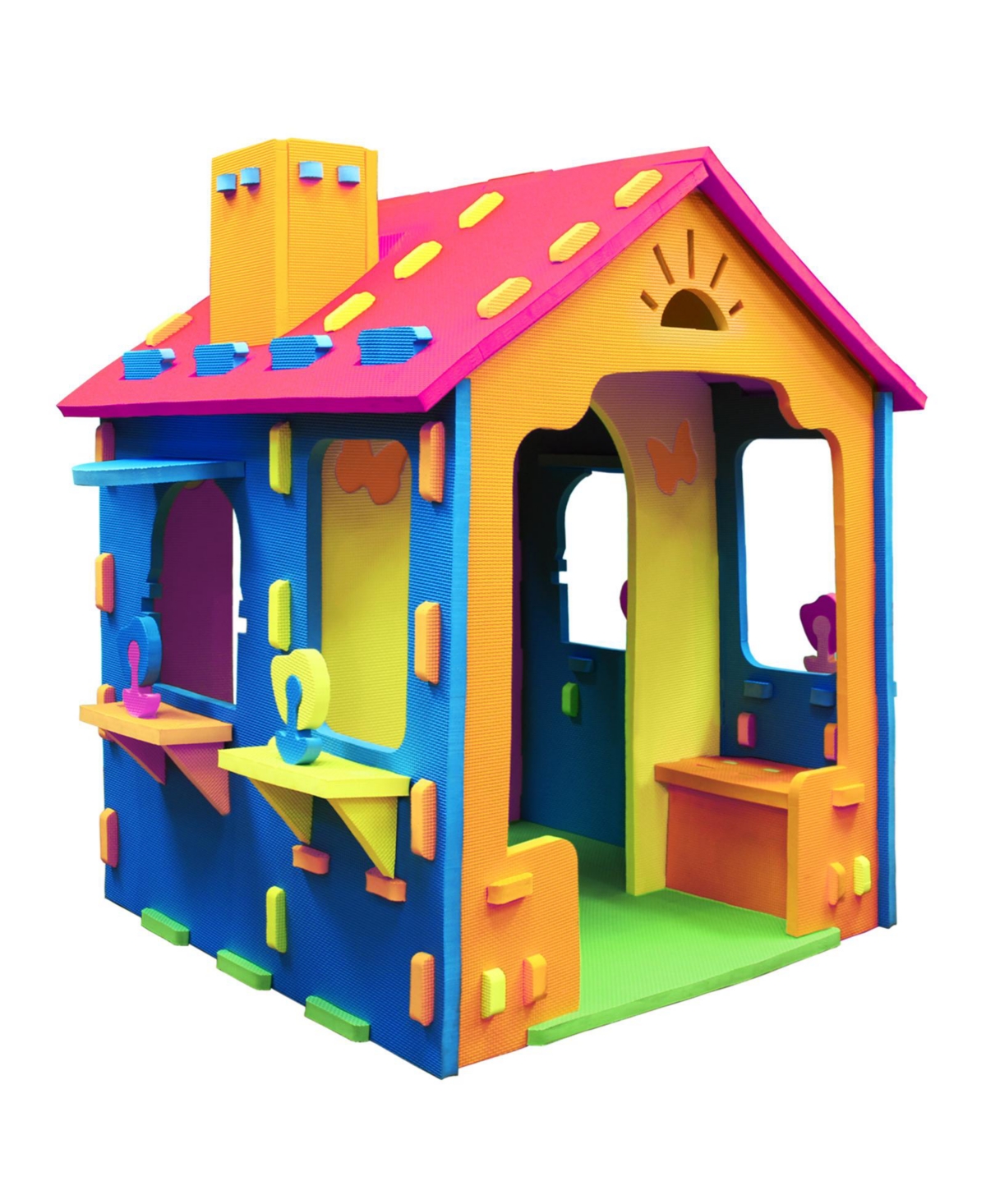 Click here for Slickblue Indoor Cottage Playset with Roof and Chi... prices