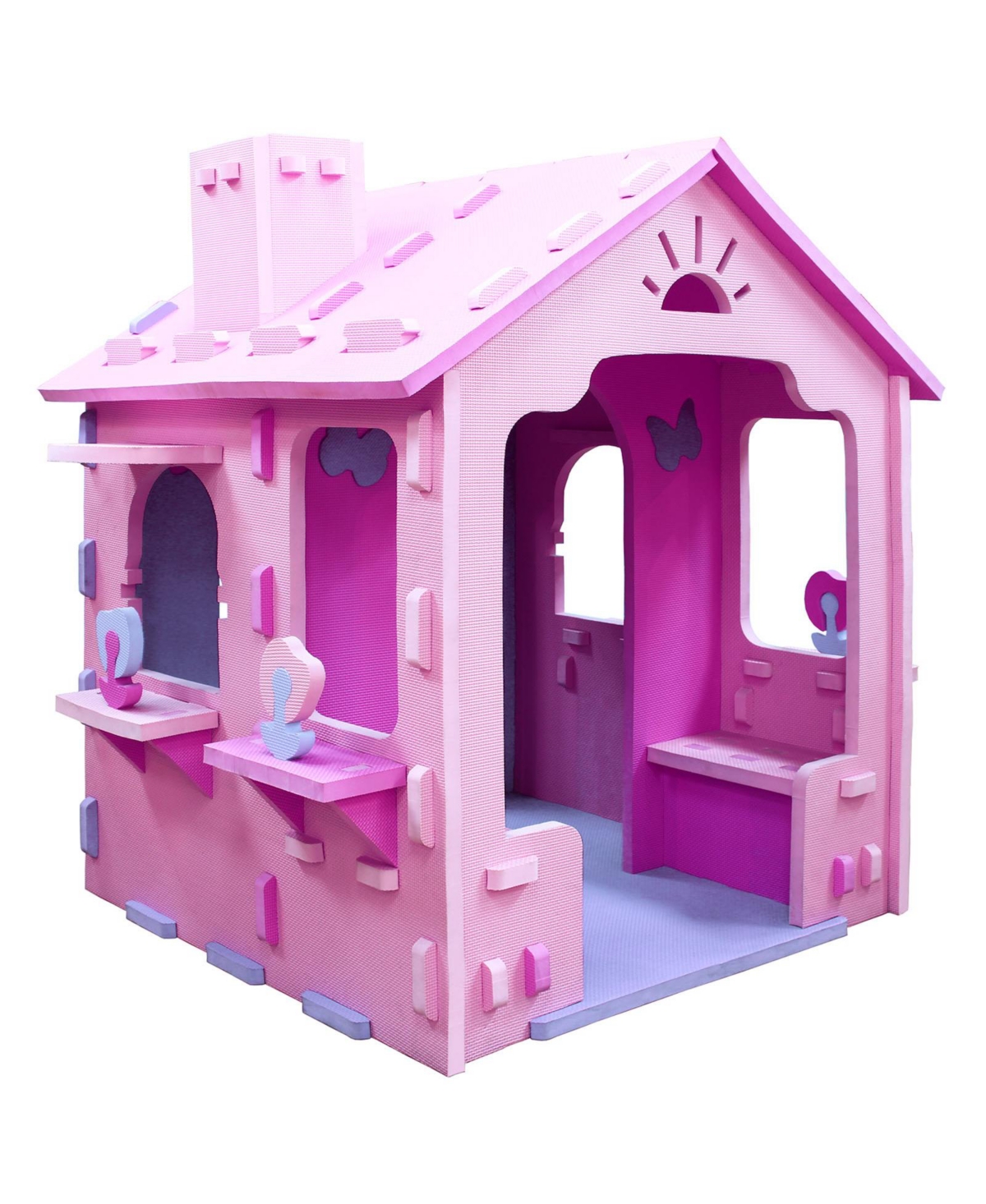 Click here for Slickblue Indoor Cottage Playset with Roof and Chi... prices