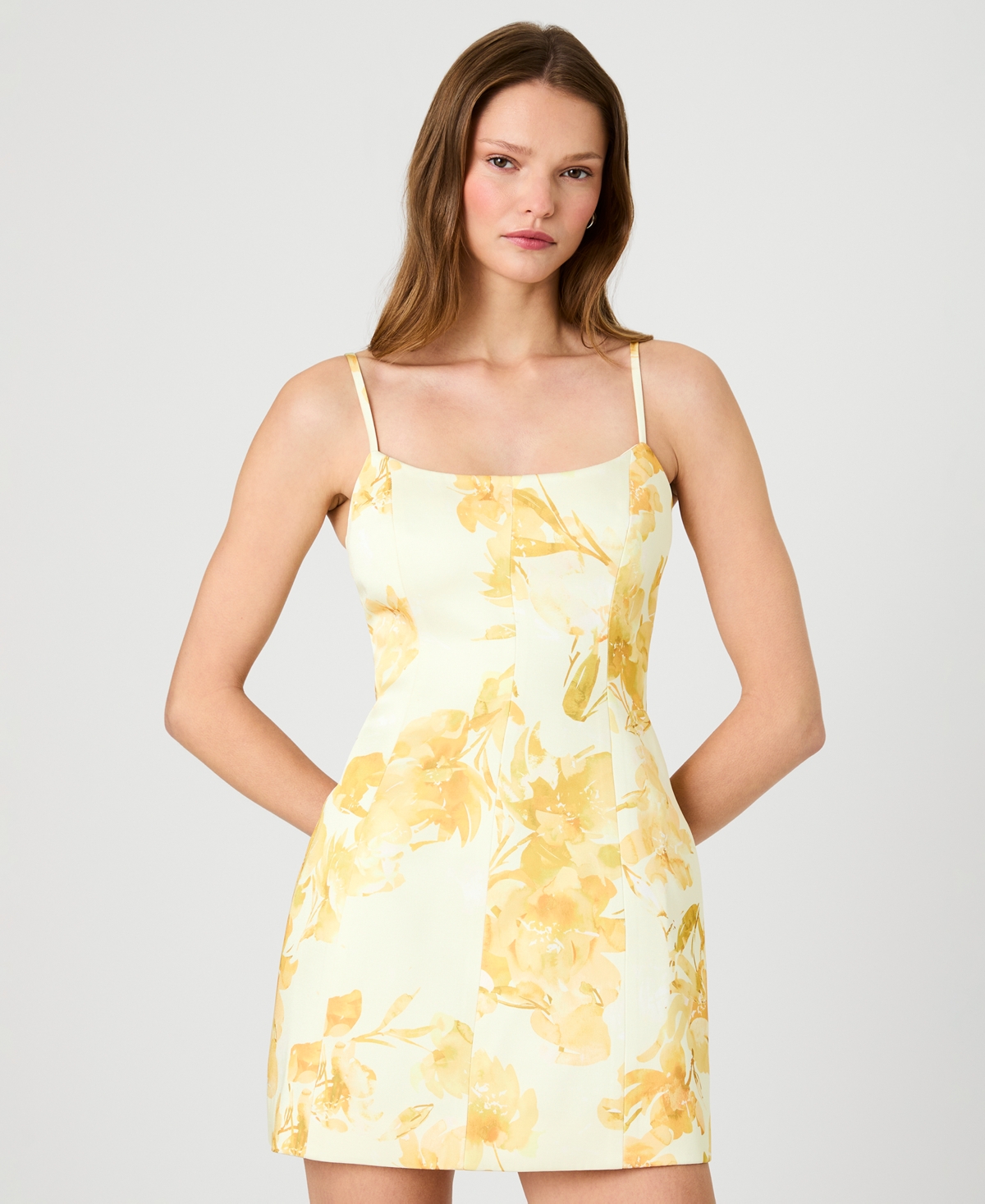 Click here for French Connection Womens Sleeveless Printed Mini D... prices