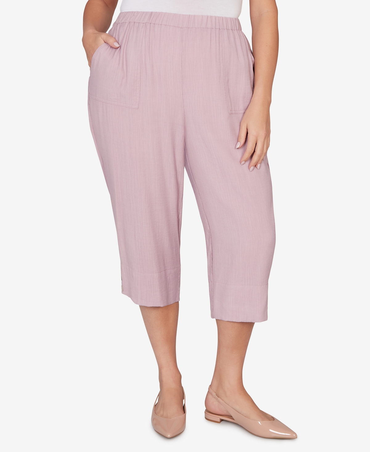 Click here for Alfred Dunner Plus Size Vintage Charm Front Pocket... prices