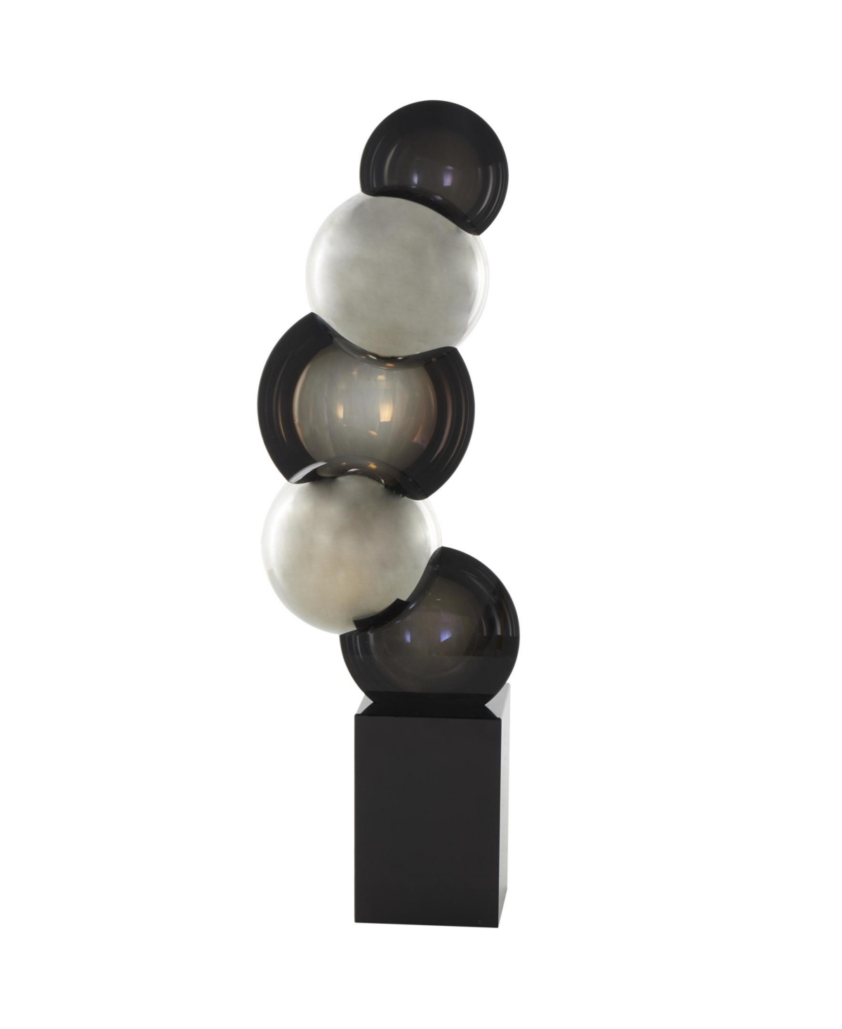 Click here for Rosemary Lane 18 Abstract Glass Stacked Orb Sculpt... prices