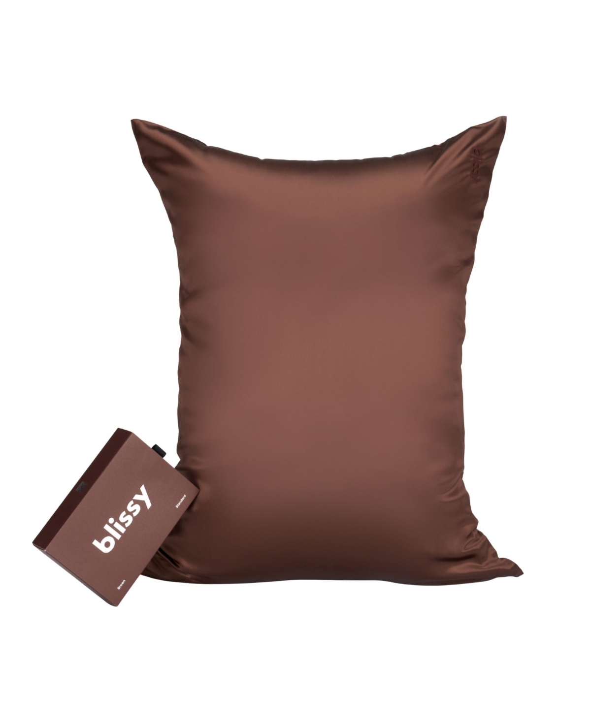 Click here for Blissy 22-Momme Silk Pillowcase  King - Chocolate prices