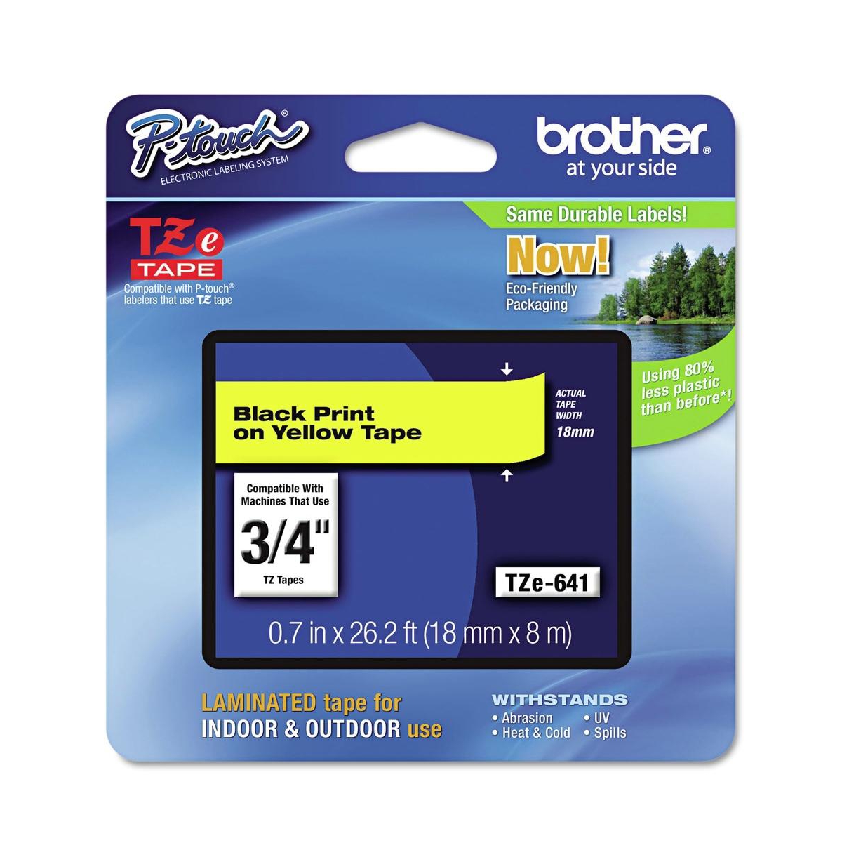 Click here for Brother P-Touch TZE641 0.7 in. x 26.2 ft. TZe Stan... prices