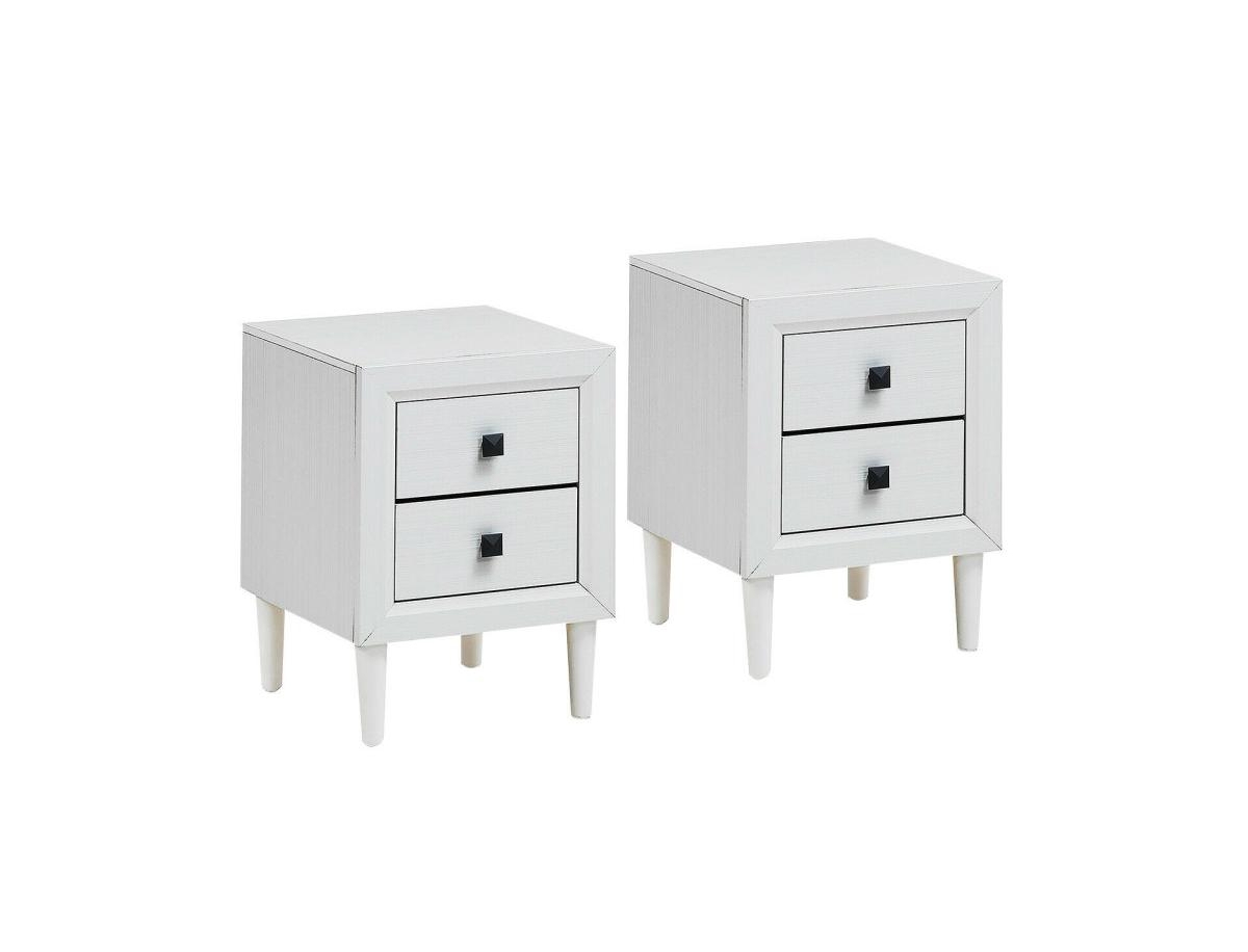 Click here for sumyeg 2 Pieces Multipurpose Retro Nightstand Set... prices