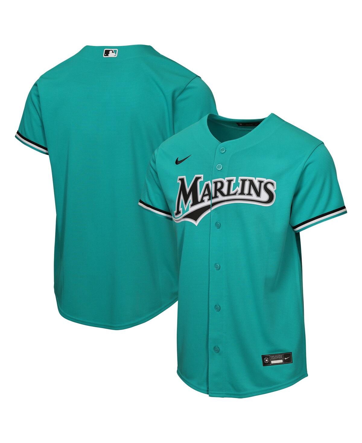 Click here for Nike Big Boys and Girls Teal Miami Marlins Alterna... prices