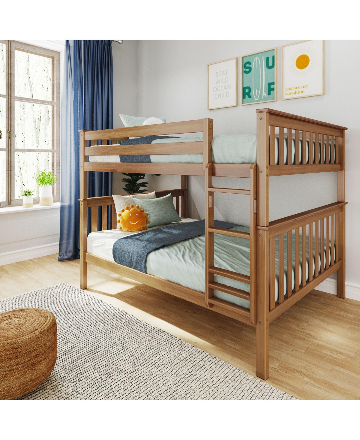 Click here for Max and Lily Classic Queen over Queen bunk bed - P... prices