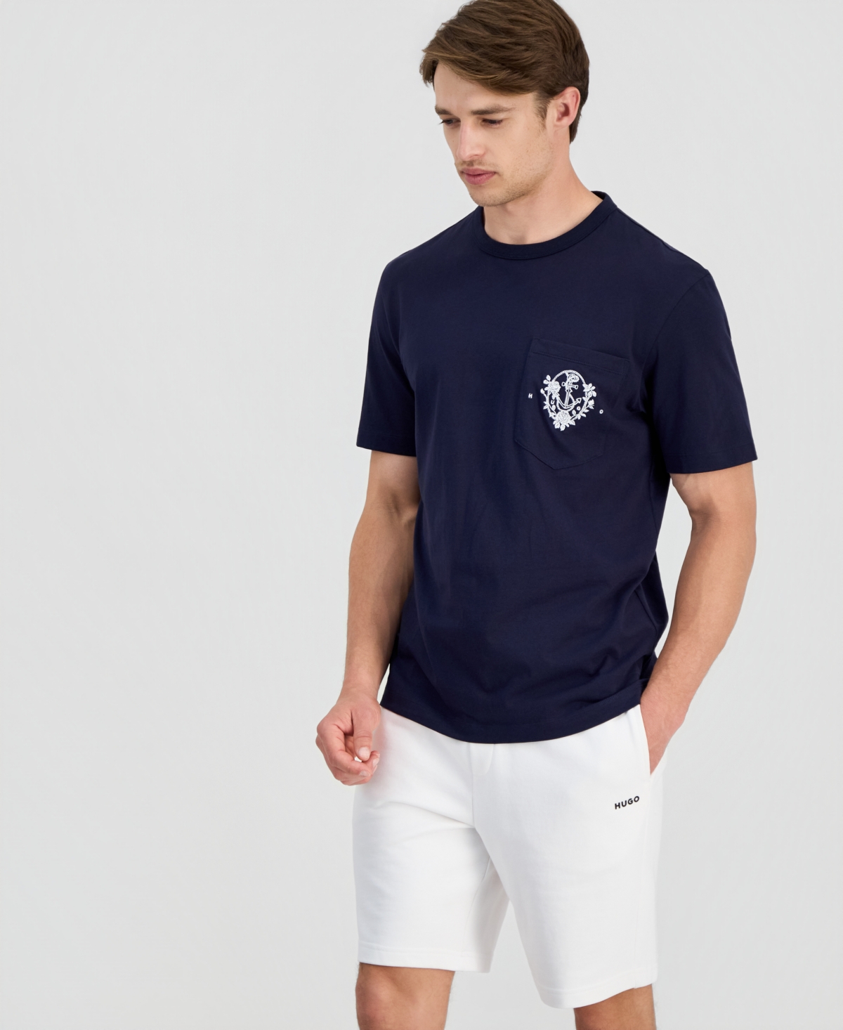 Click here for Hugo by Hugo Boss Mens Durstee Crewneck Graphic T-... prices