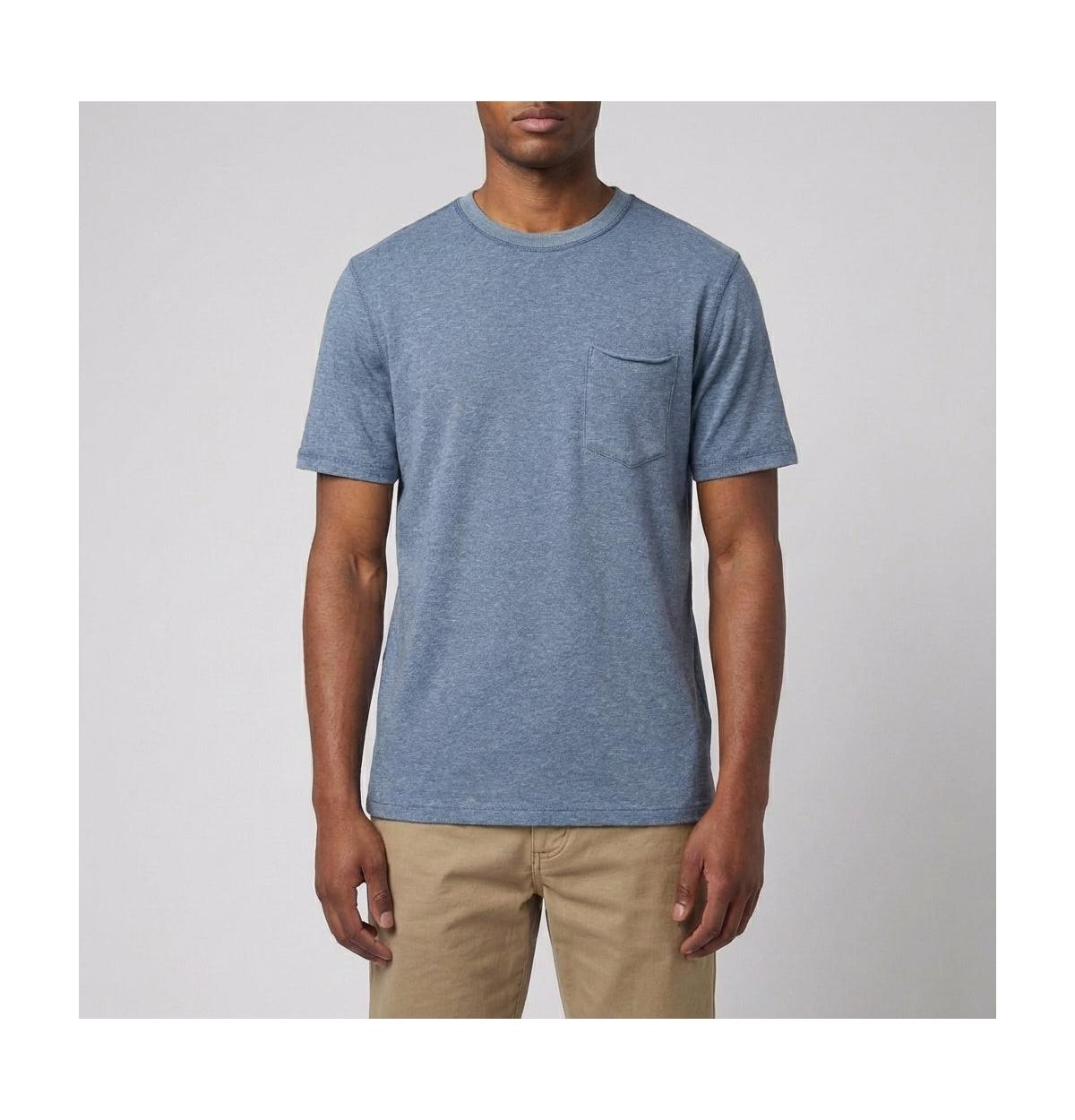 Click here for Surfsidesupply Mens Nick Slub Pocket Tee - Blue ho... prices