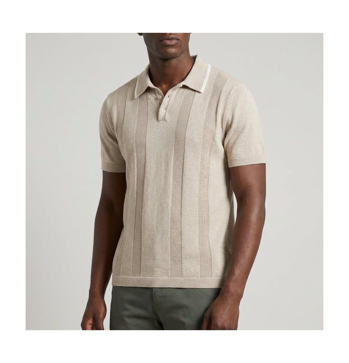 Click here for Surfsidesupply Mens Nate Sweater Polo - Silver gre... prices