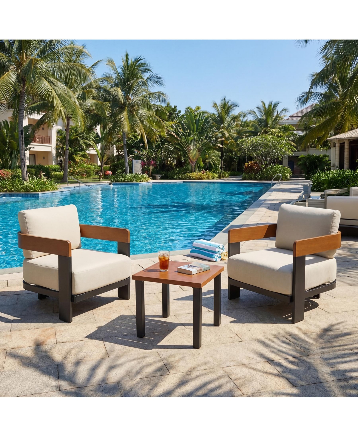 Click here for Tribesigns 3-Piece Patio Conversation Set with 2 A... prices