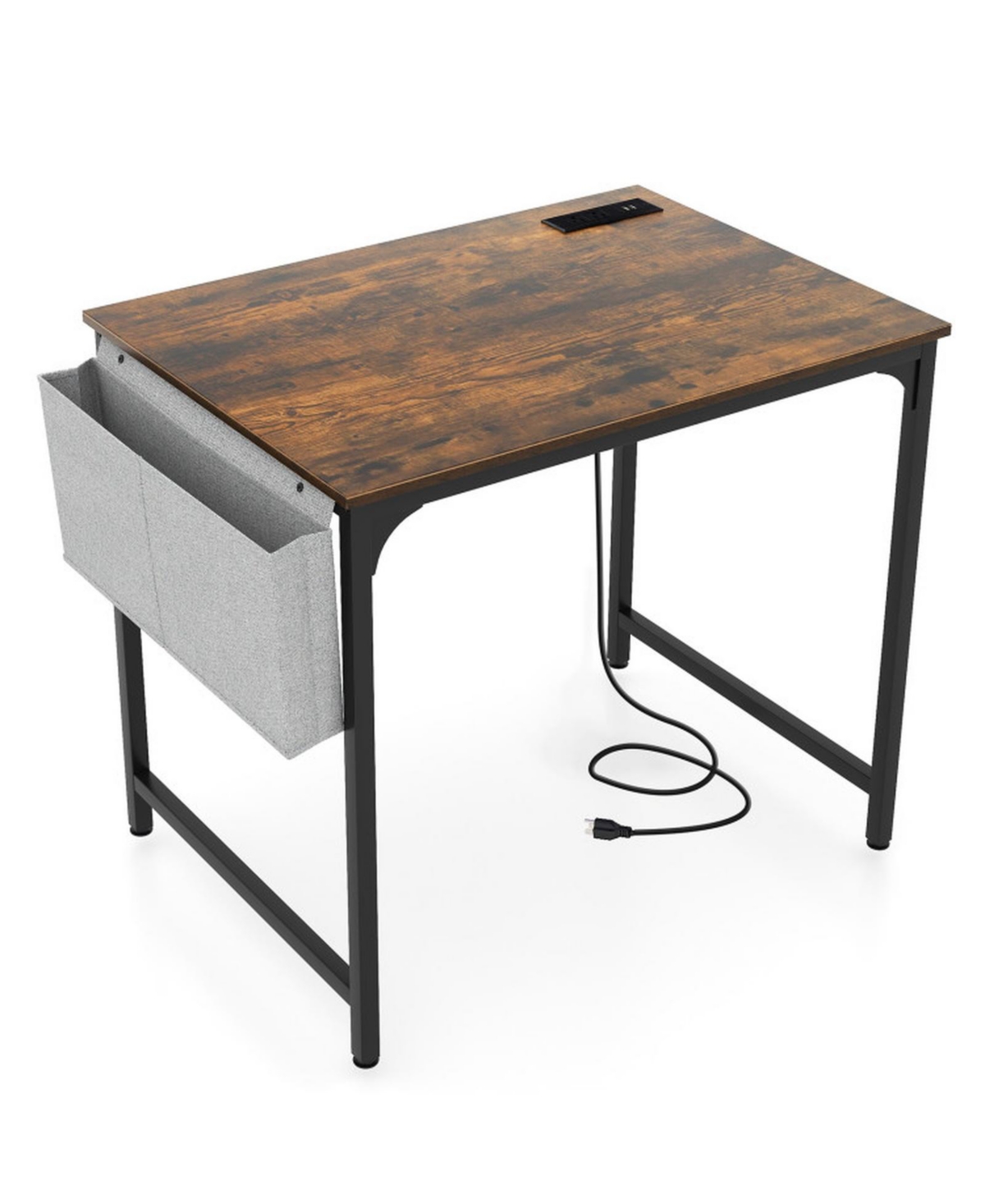 Click here for Gouun Compact Home Office Desk with Built-In Charg... prices