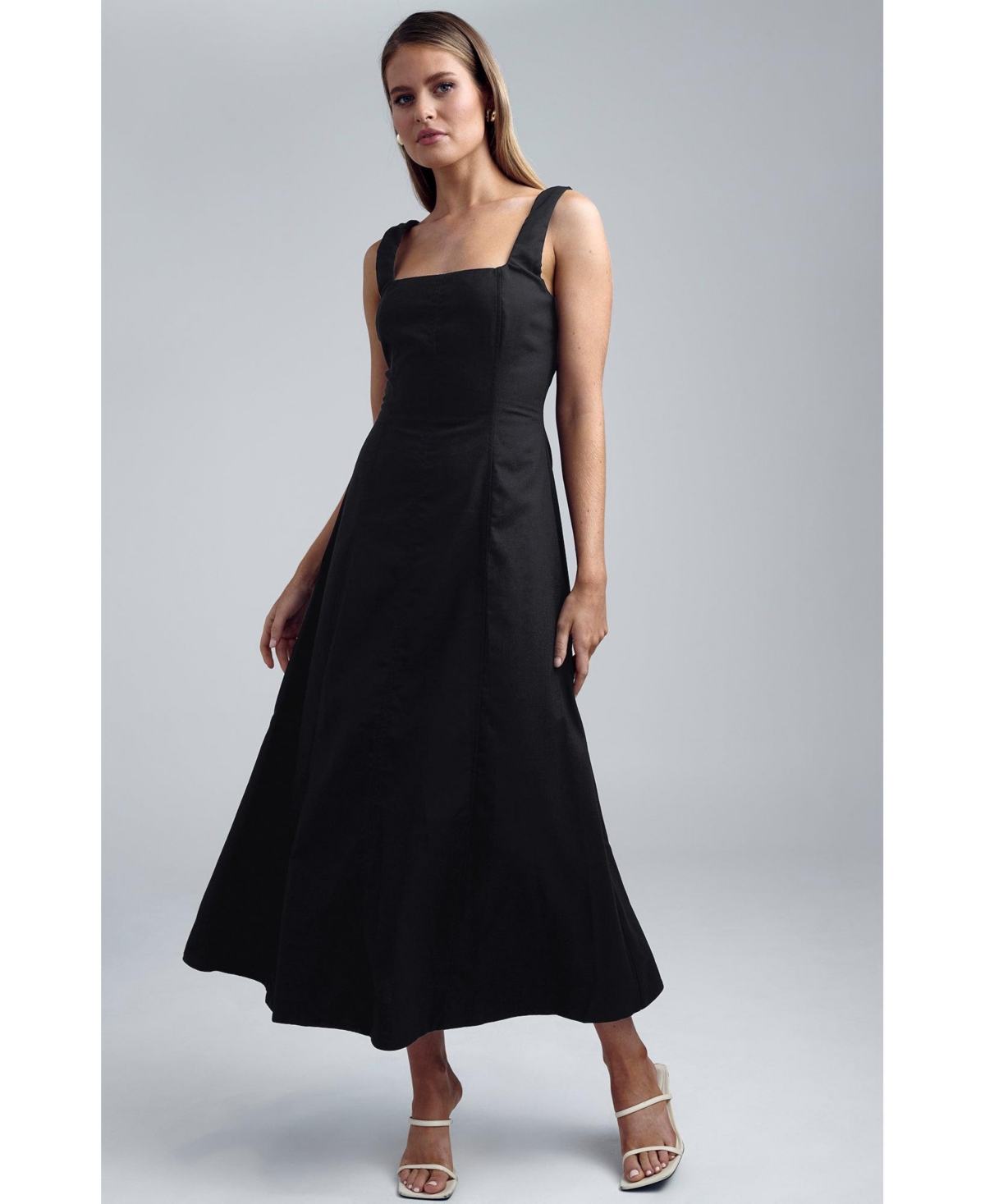 Click here for St Mrlo Womens Maizy Midi Dress - Black prices