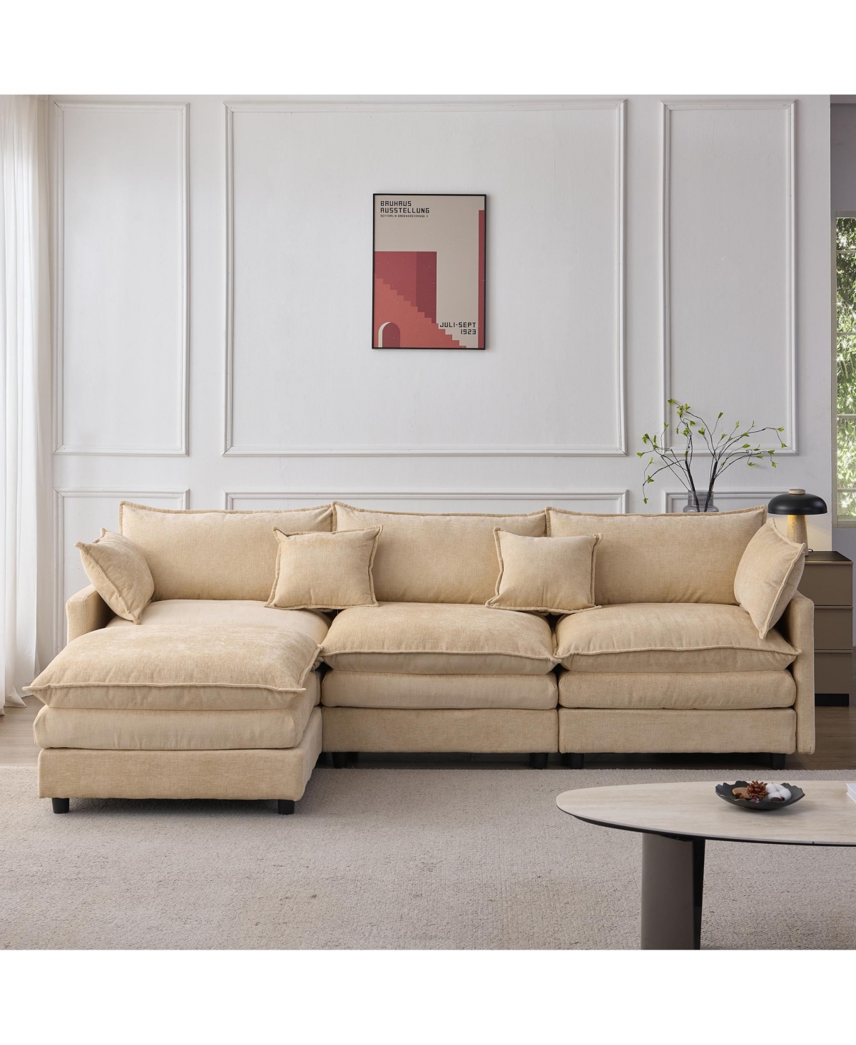Click here for Rainsken 105 Modular Sectional Sofa  Modern L-Shap... prices