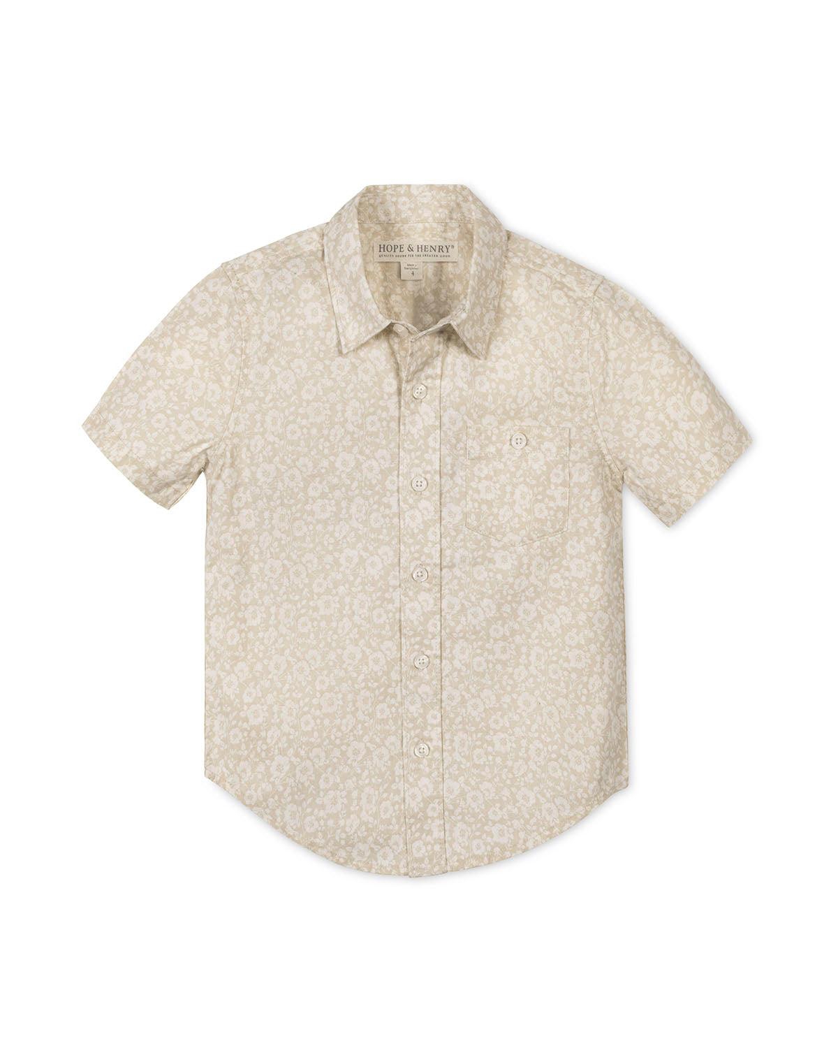 Click here for Hope & Henry Little and Big Boys Linen Short Sleev... prices