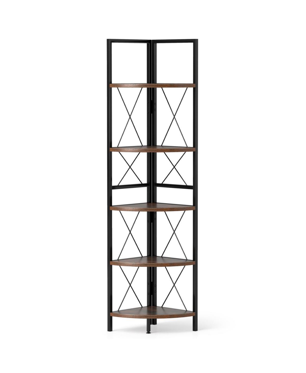 Click here for Gouun 5-Tier Freestanding Corner Shelf with Metal... prices