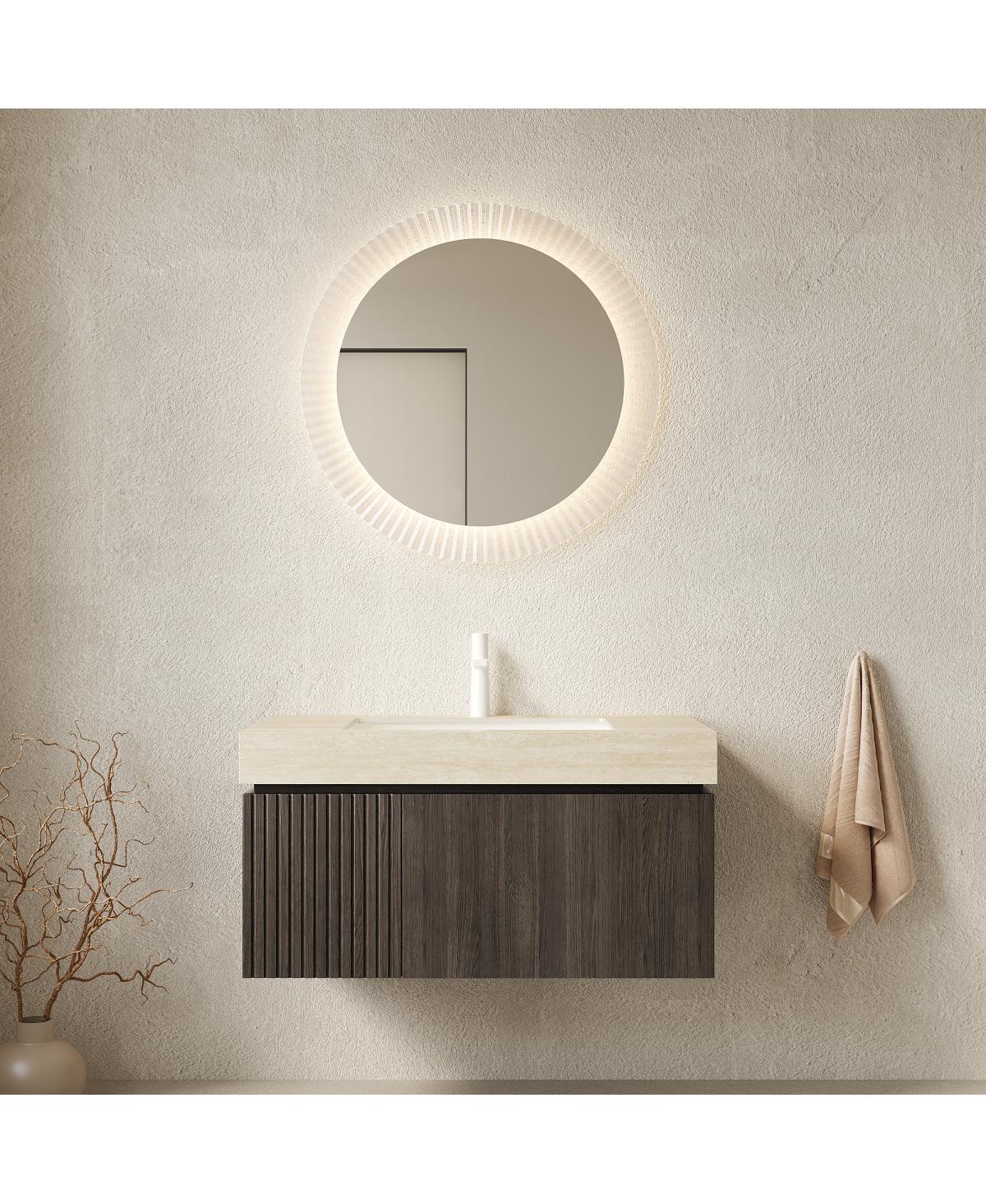 Click here for Sillysis Floating Bathroom Vanity with Roma Traver... prices