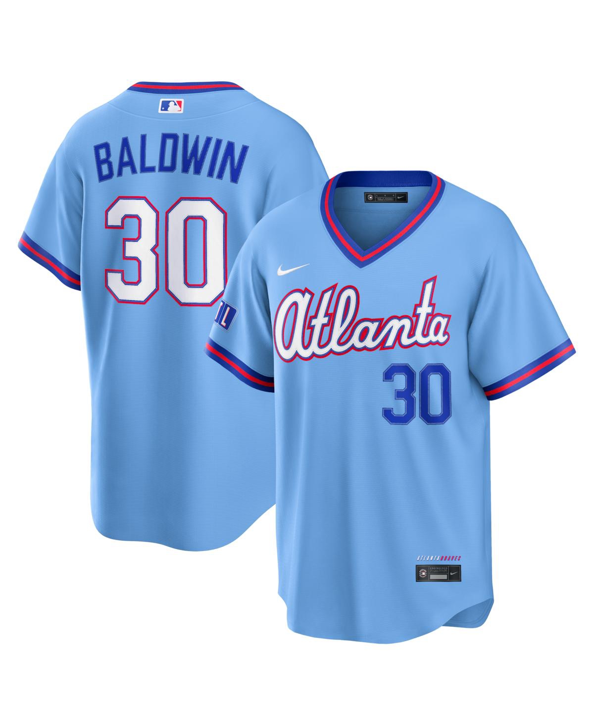 Click here for Nike Mens Drake Baldwin Powder Blue Atlanta Braves... prices
