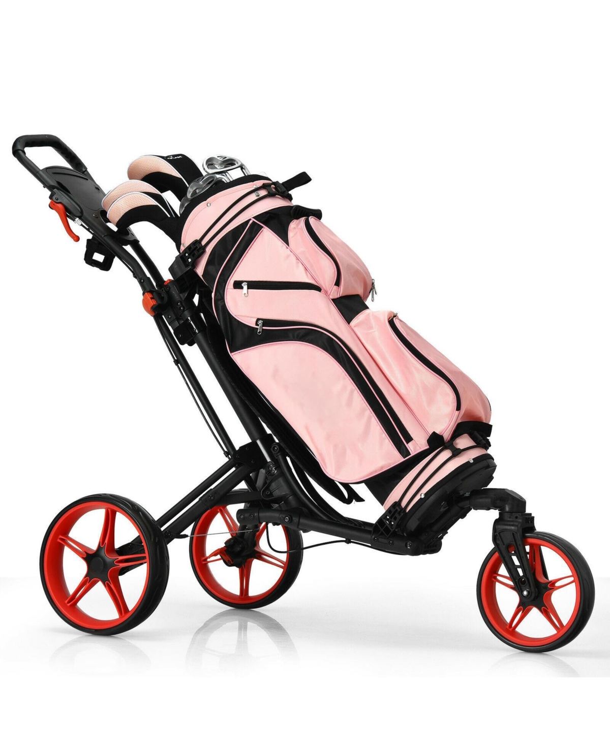 Click here for Mecale Folding Golf Push Cart with Swivel Wheel  S... prices